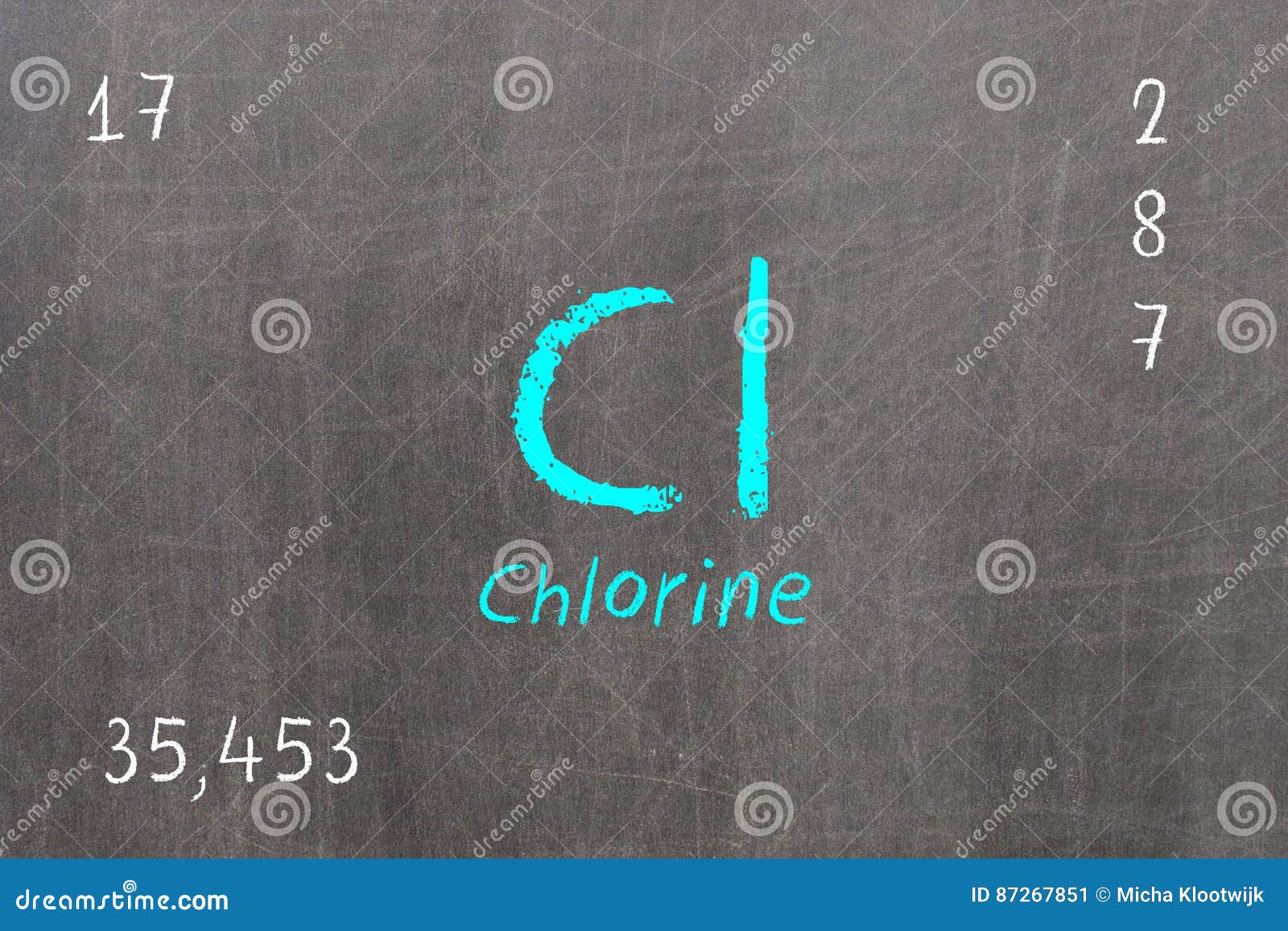 Chlorine Compounds Vector Diagram For Chemistry | CartoonDealer.com ...