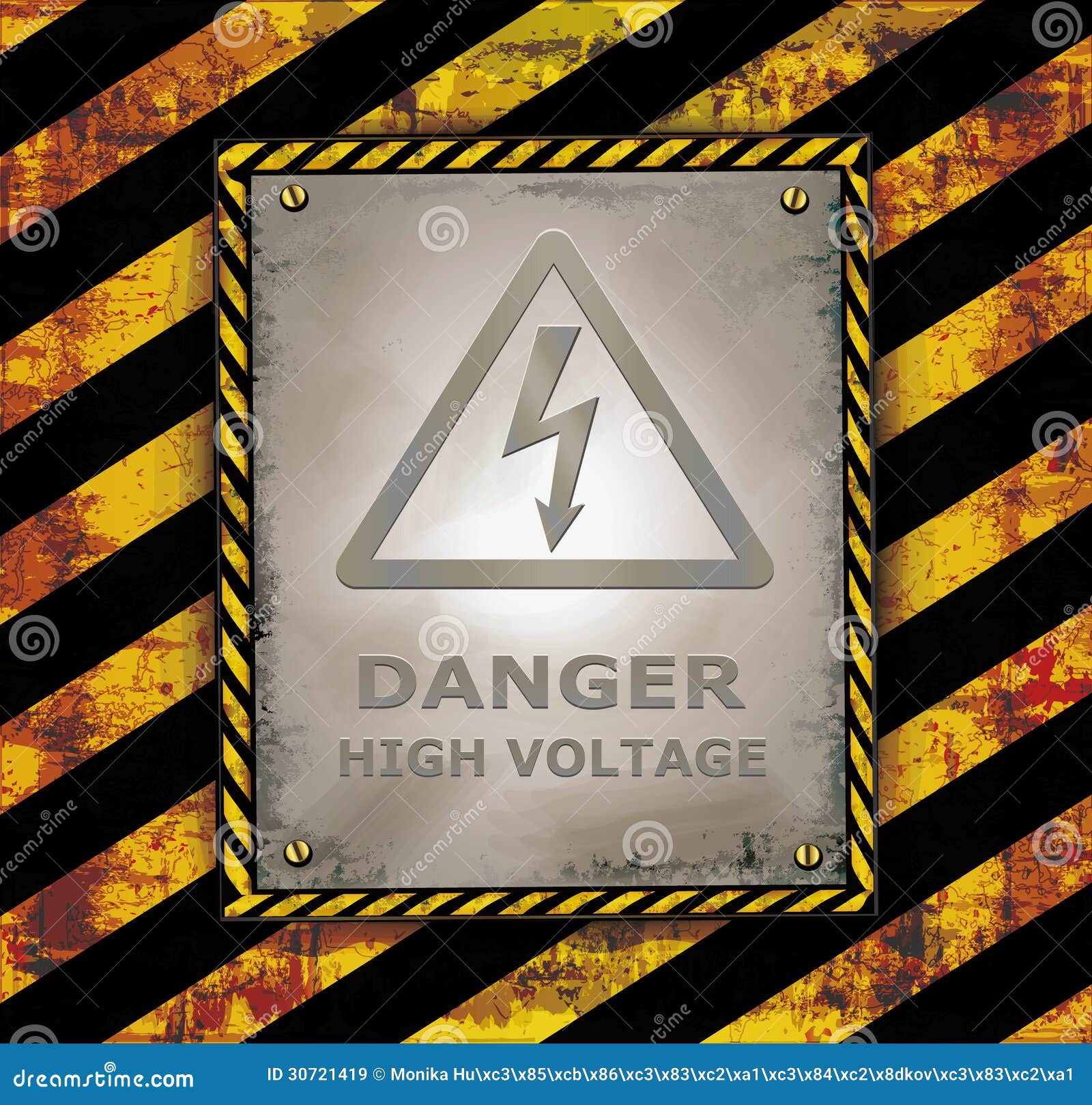 Caution Banner Sign Vector Eps10. Border With Line Yellow And Black ...