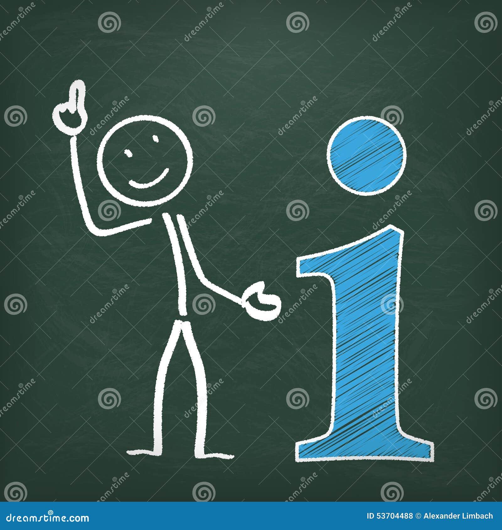 Stickman Info Vector Illustration | CartoonDealer.com #51960974