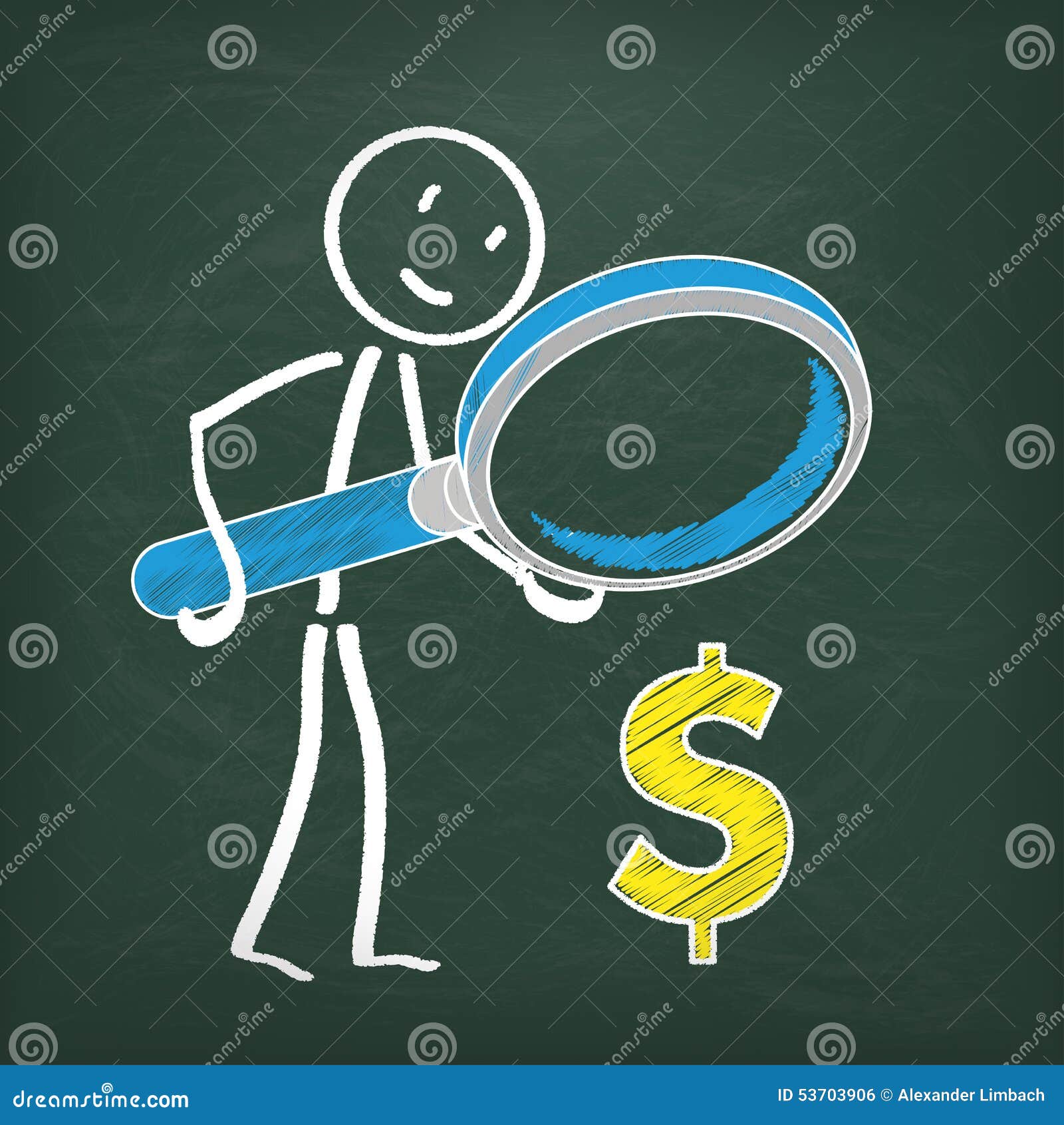 3D Stickman With Dollar Money Royalty-Free Stock Photo | CartoonDealer ...