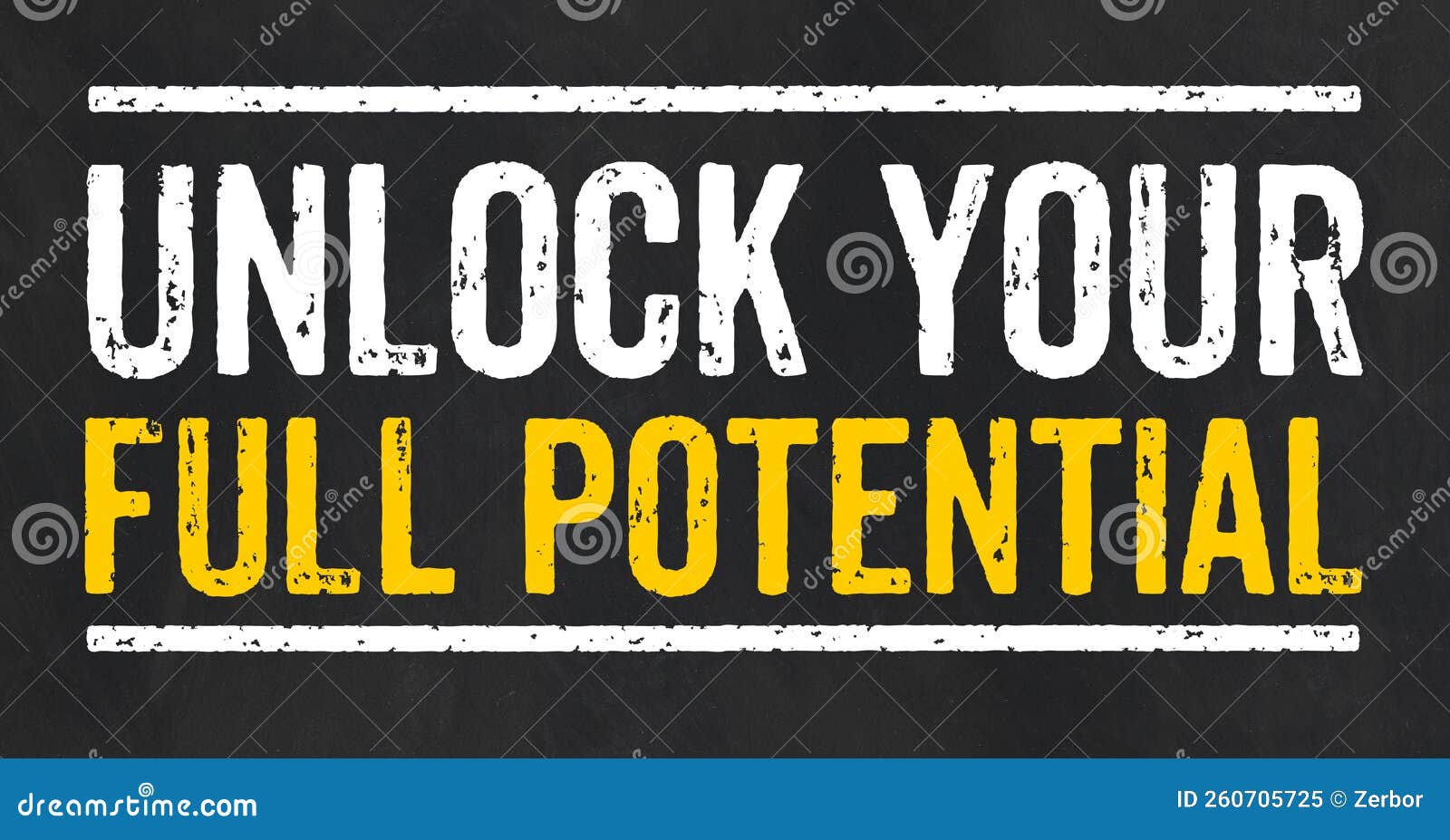 Blackboard with the Text Unlock Your Full Potential Stock Illustration ... Blackboard with the Text Unlock Your Full Potential Stock Illustration ...