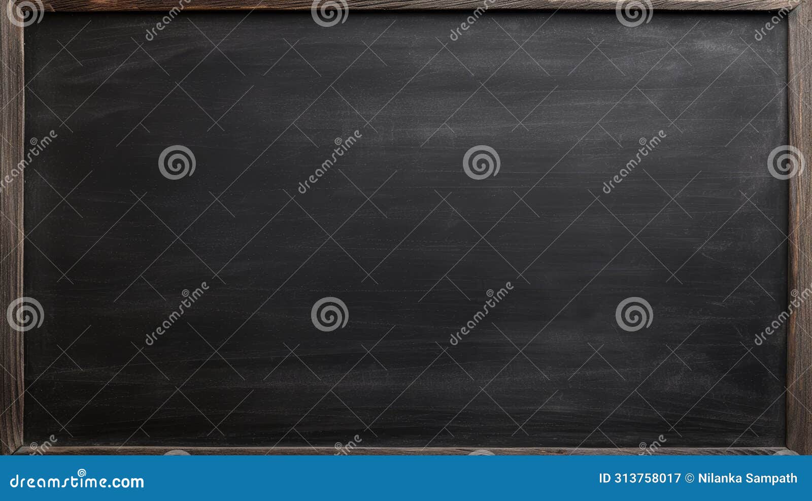 Blackboard Texture, Old School Classroom Clean Empty Chalkboard. Stock ...
