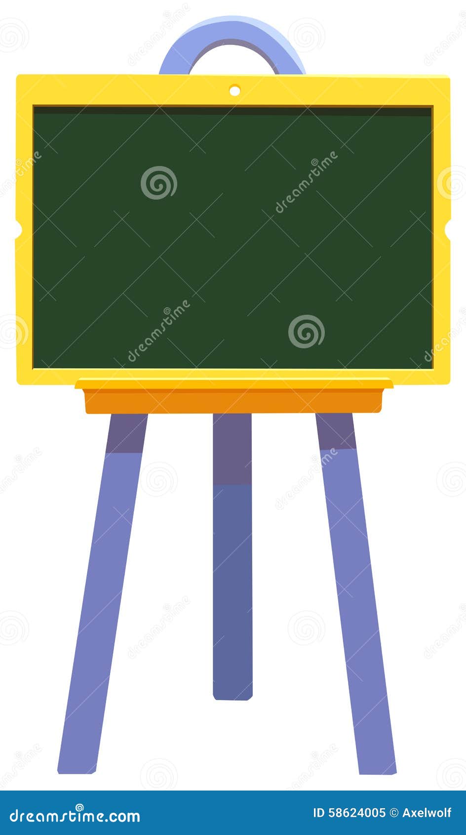 Blackboard, on White, Vector Illustration Stock Vector - Illustration ...