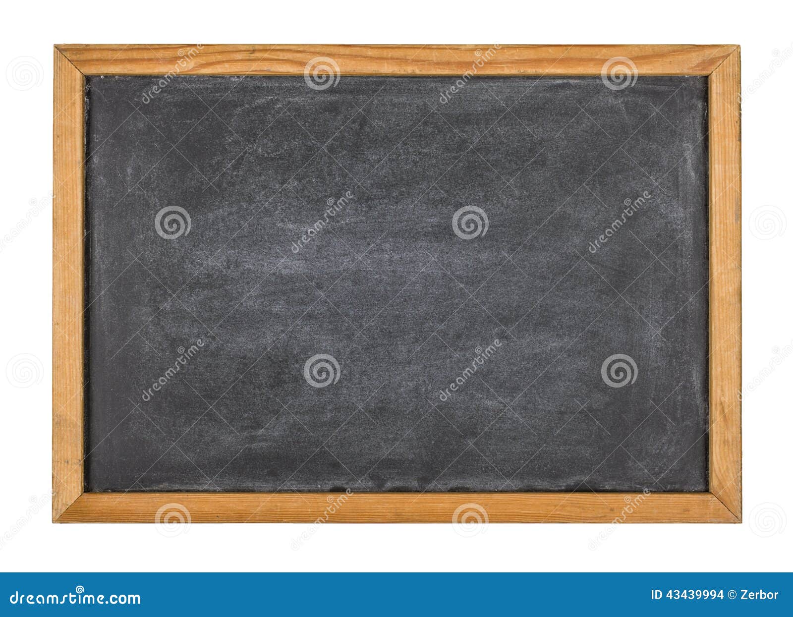 Blackboard with a Wooden Frame Stock Photo - Image of board ...