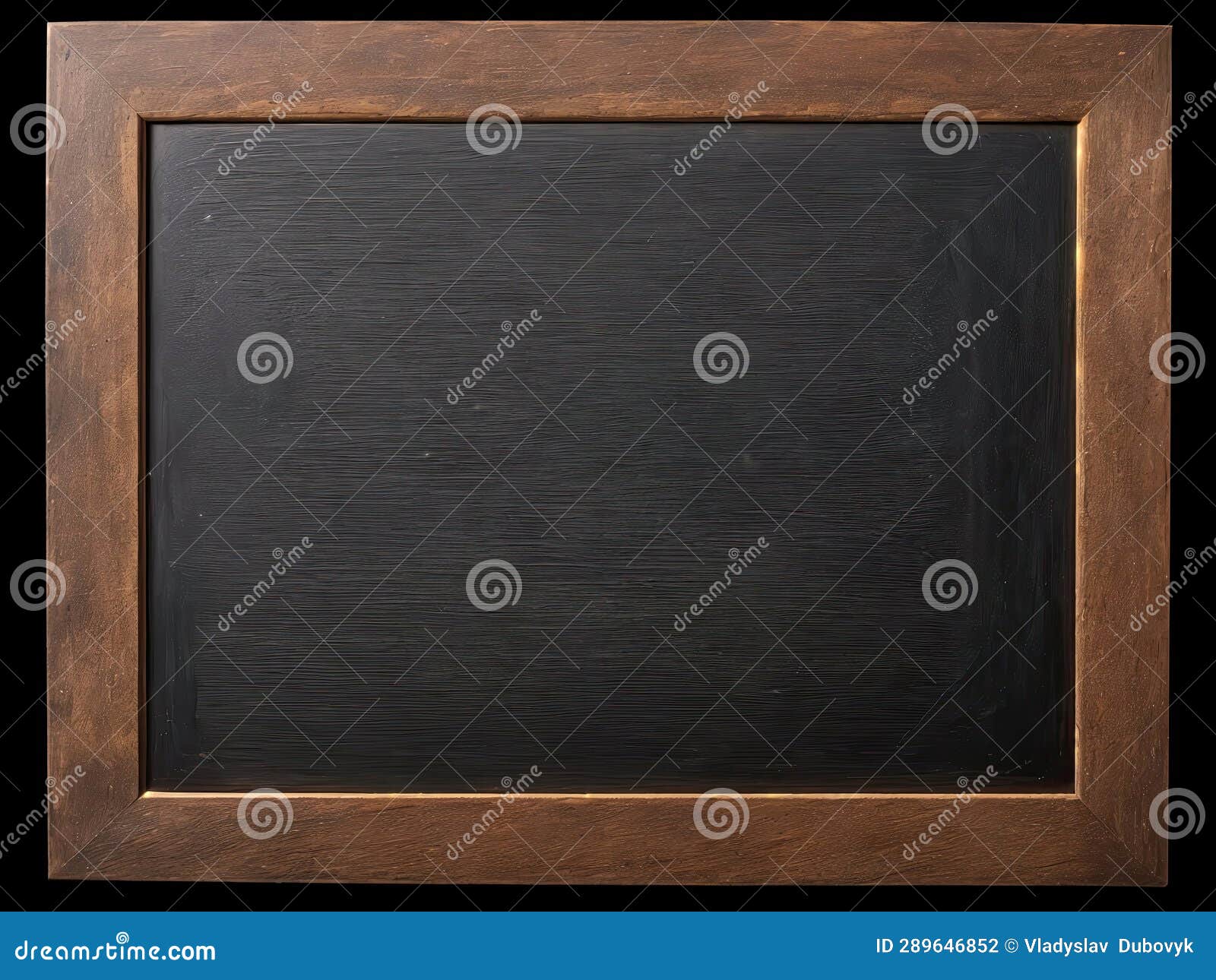 Blackboard with Wooden Frame. Good for School Design Stock Illustration ...