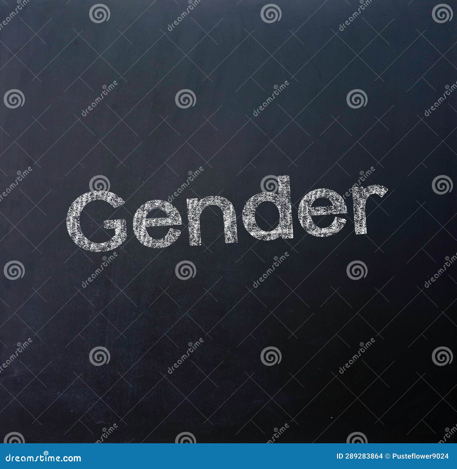 Blackboard Gender with White Font Stock Photo - Image of blackboards ...