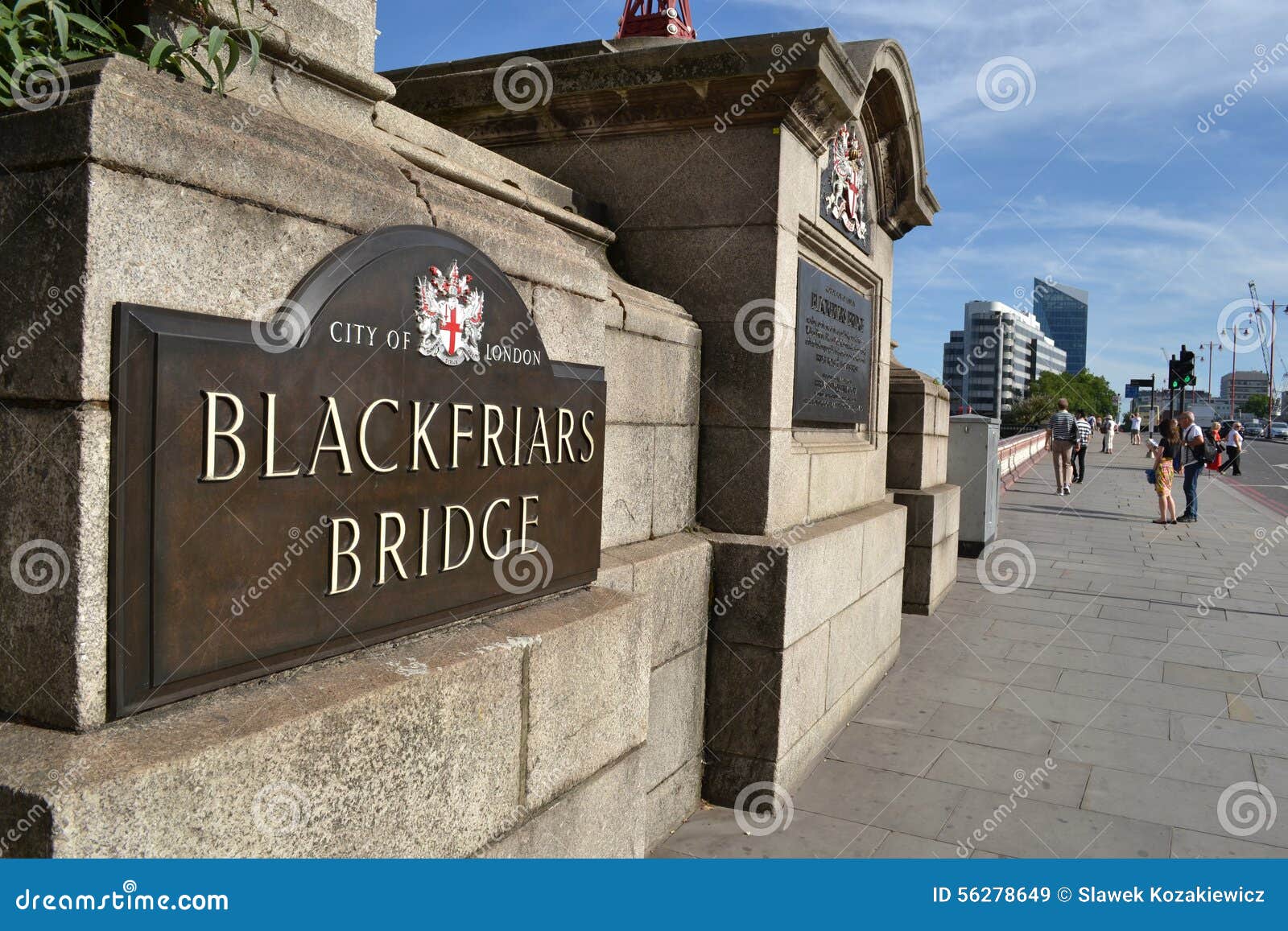 Blackfriars Bridge London editorial stock image. Image of england ...