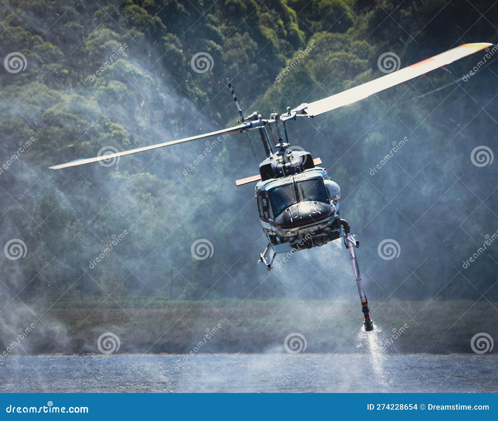Helicopter Fire Fighting Royalty-Free Stock Image | CartoonDealer.com ...