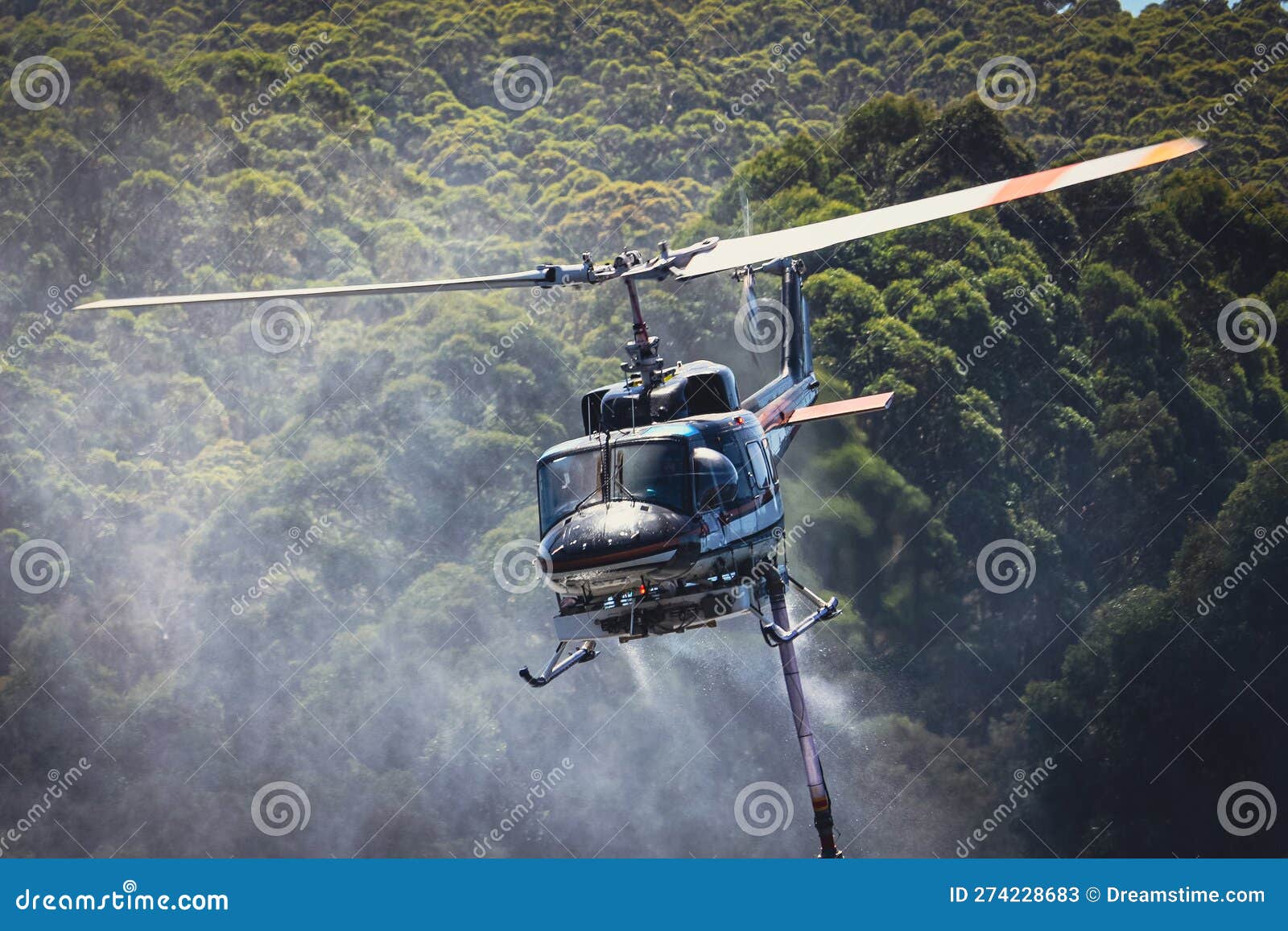Helicopter Fire Fighting Royalty-Free Stock Image | CartoonDealer.com ...