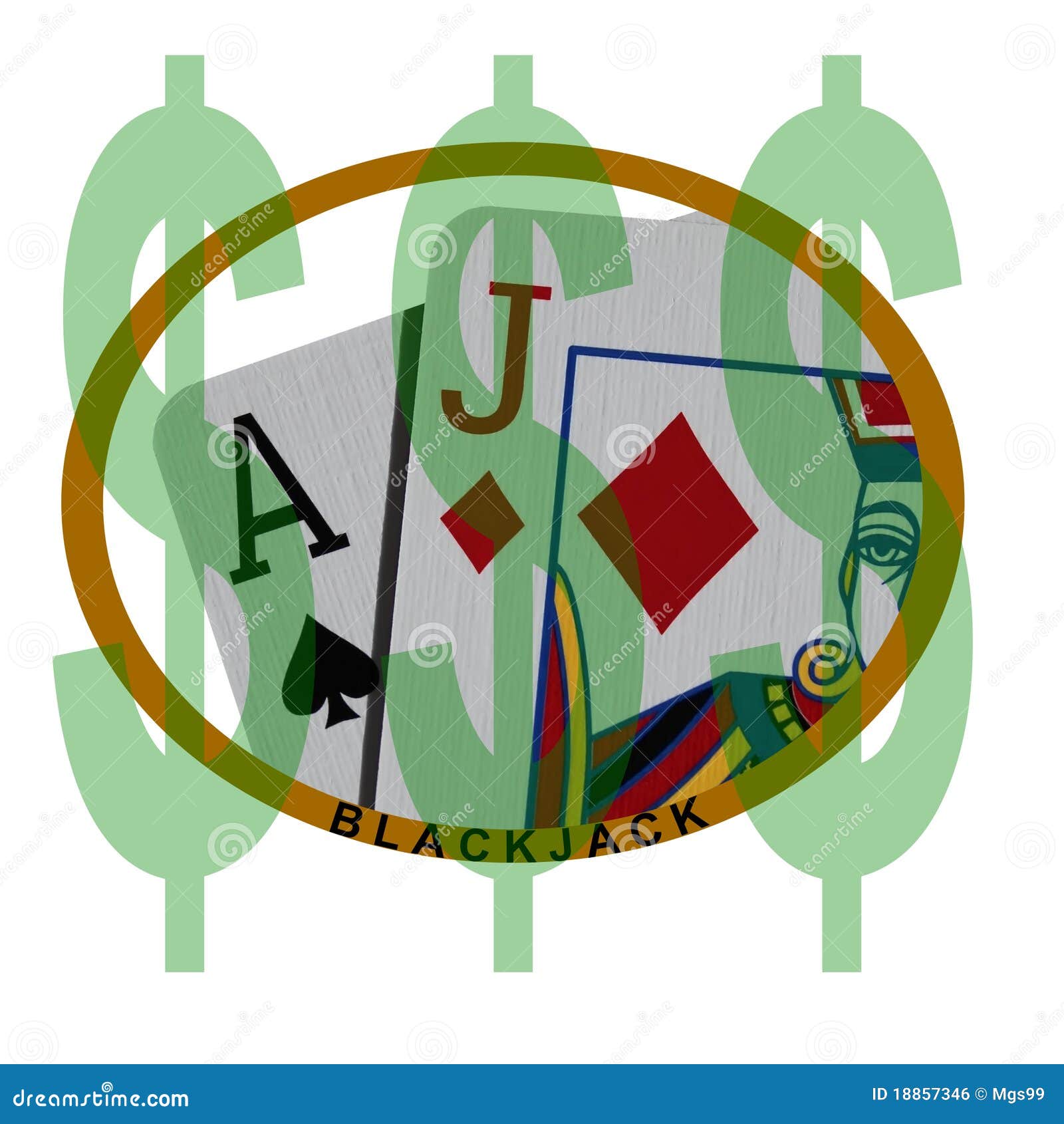 Blackjack stock illustration. Illustration of play, background - 18857346