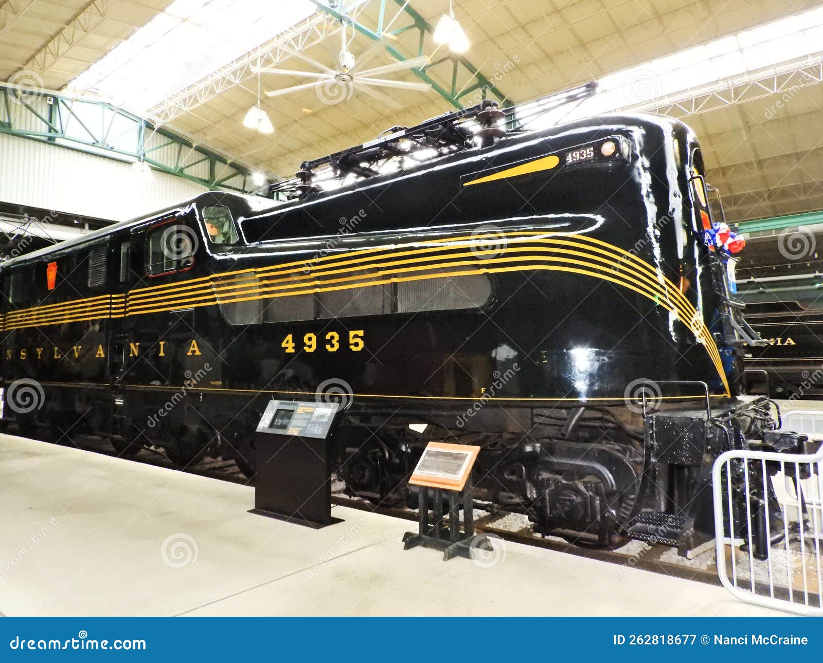 Blackjack Electric Locomotive Engine 4935 Pennsylvania Editorial ...