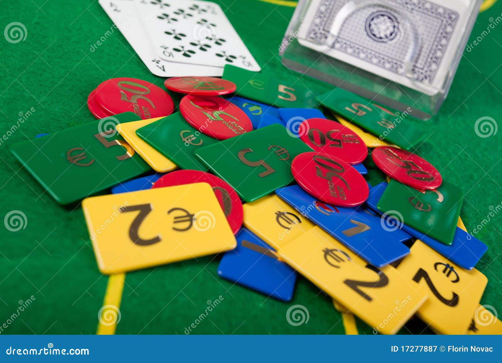 Blackjack Hand on Green Table Stock Image - Image of currency, black ...