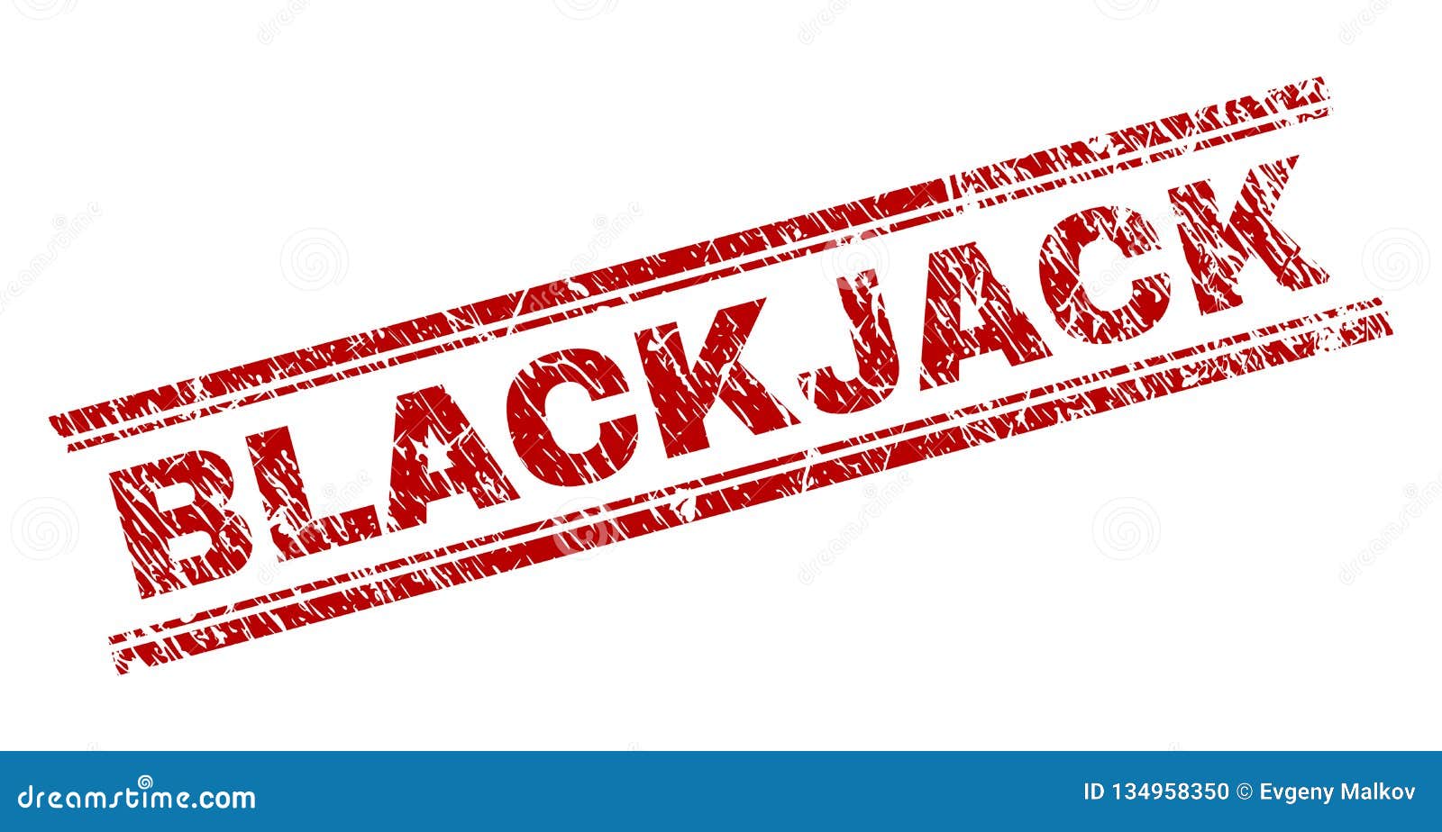 Grunge Textured BLACKJACK Stamp Seal Stock Vector - Illustration of ...