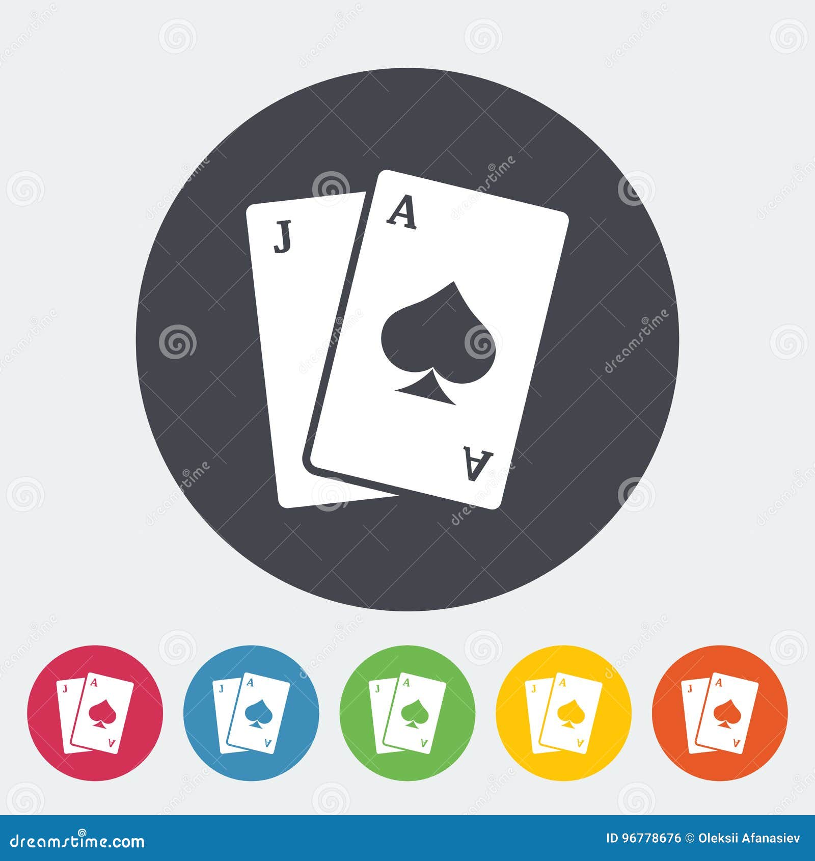Blackjack stock vector. Illustration of space, playing - 96778676