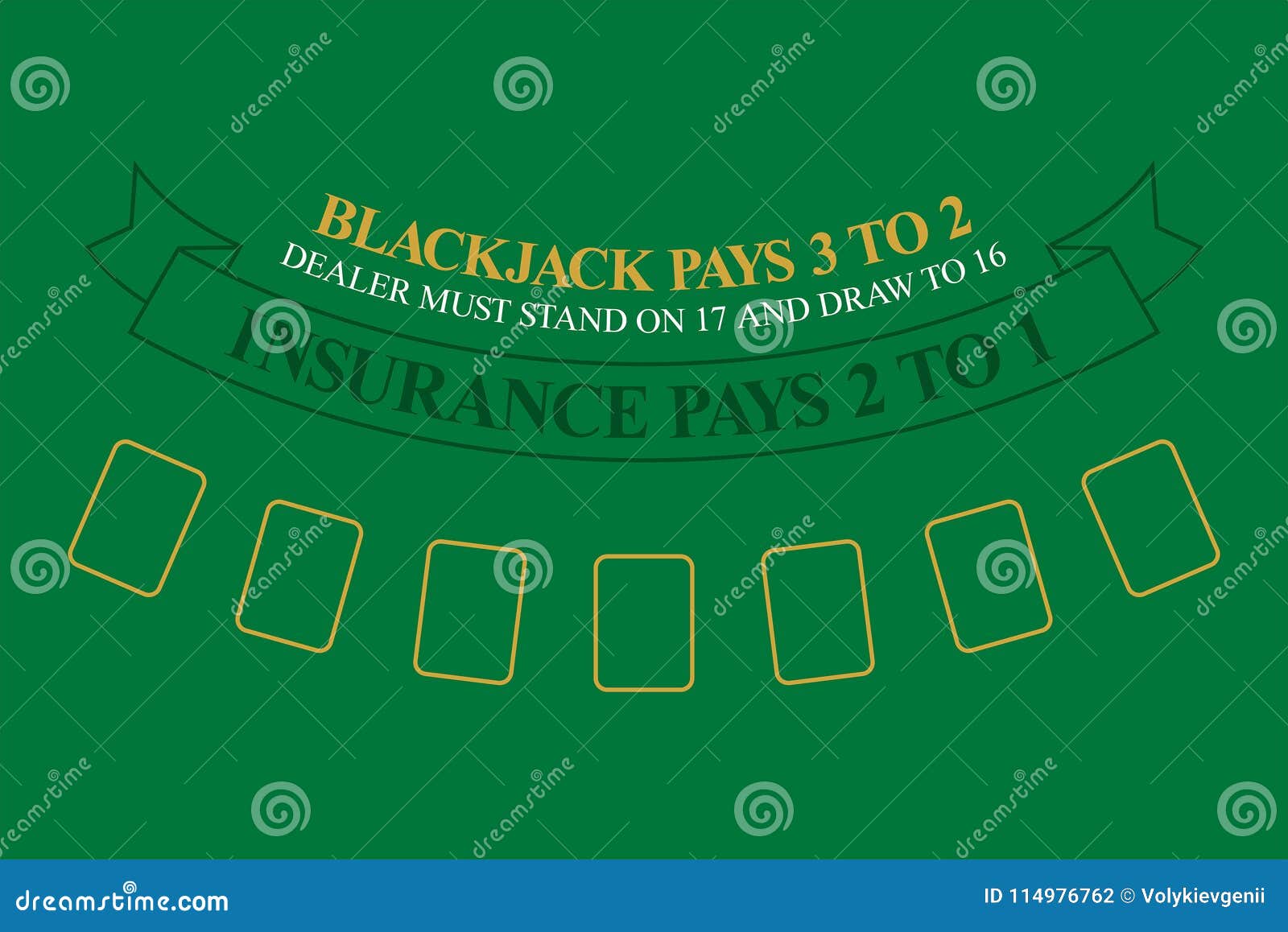 Blackjack Table Background