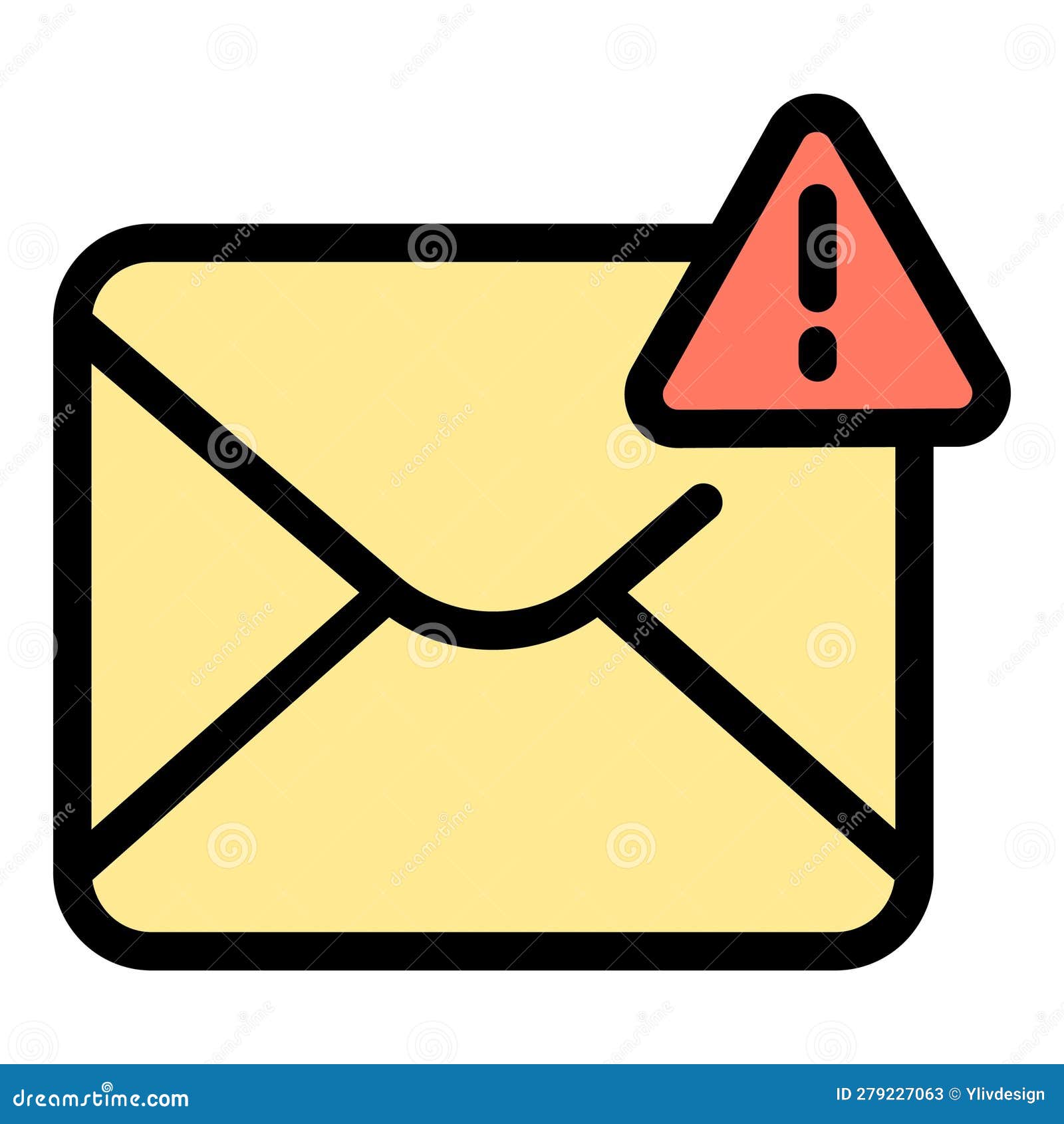 Important Mail Icon Vector | CartoonDealer.com #108081124