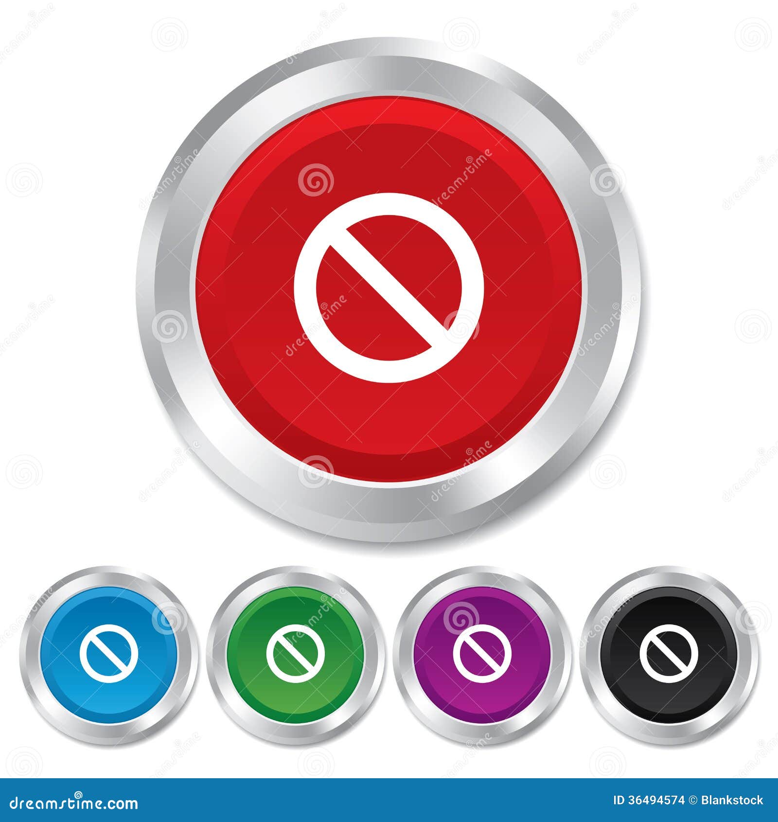 Blacklist Sign Icon. User Not Allowed Symbol Stock Vector ...