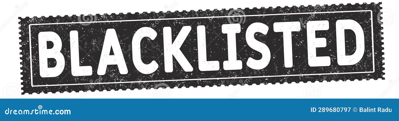 Blacklisted Grunge Rubber Stamp Stock Vector - Illustration of black ...