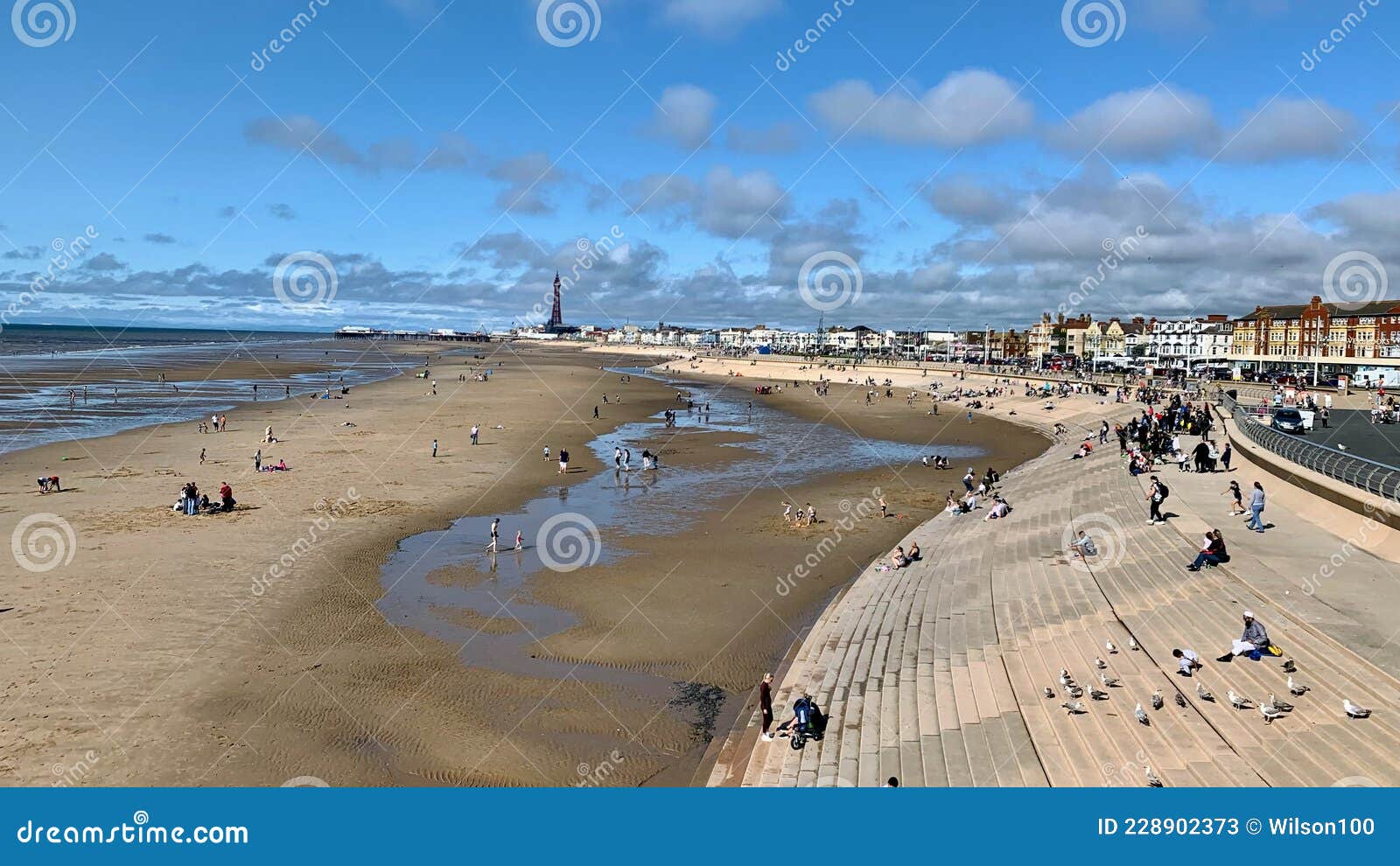 Blackpool Beach, North Pier Editorial Photo | CartoonDealer.com #66785401