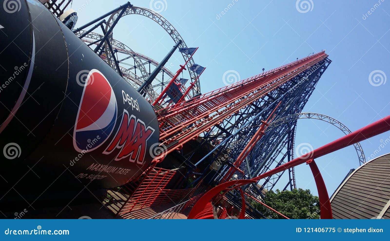 Blackpool Pepsi Max editorial image. Image of coaster - 121406775