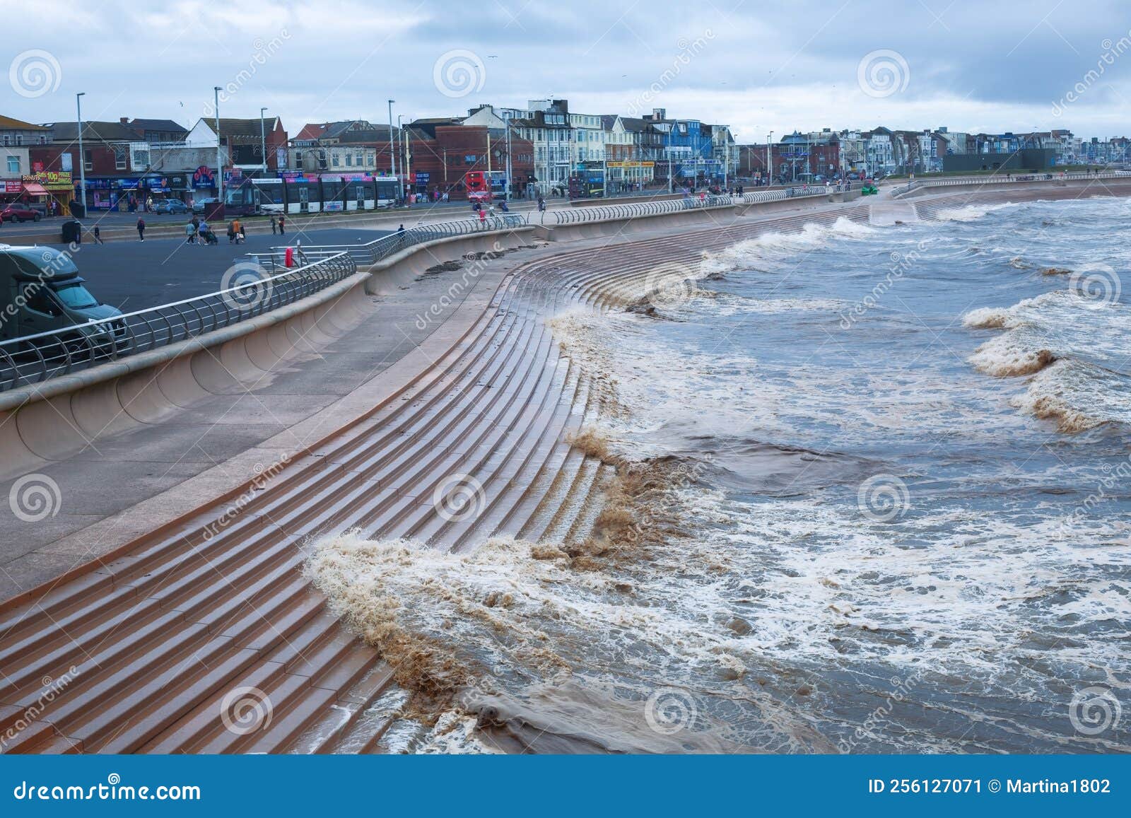 Blackpool Promenade England Editorial Photo - Image of seaside, summer ...