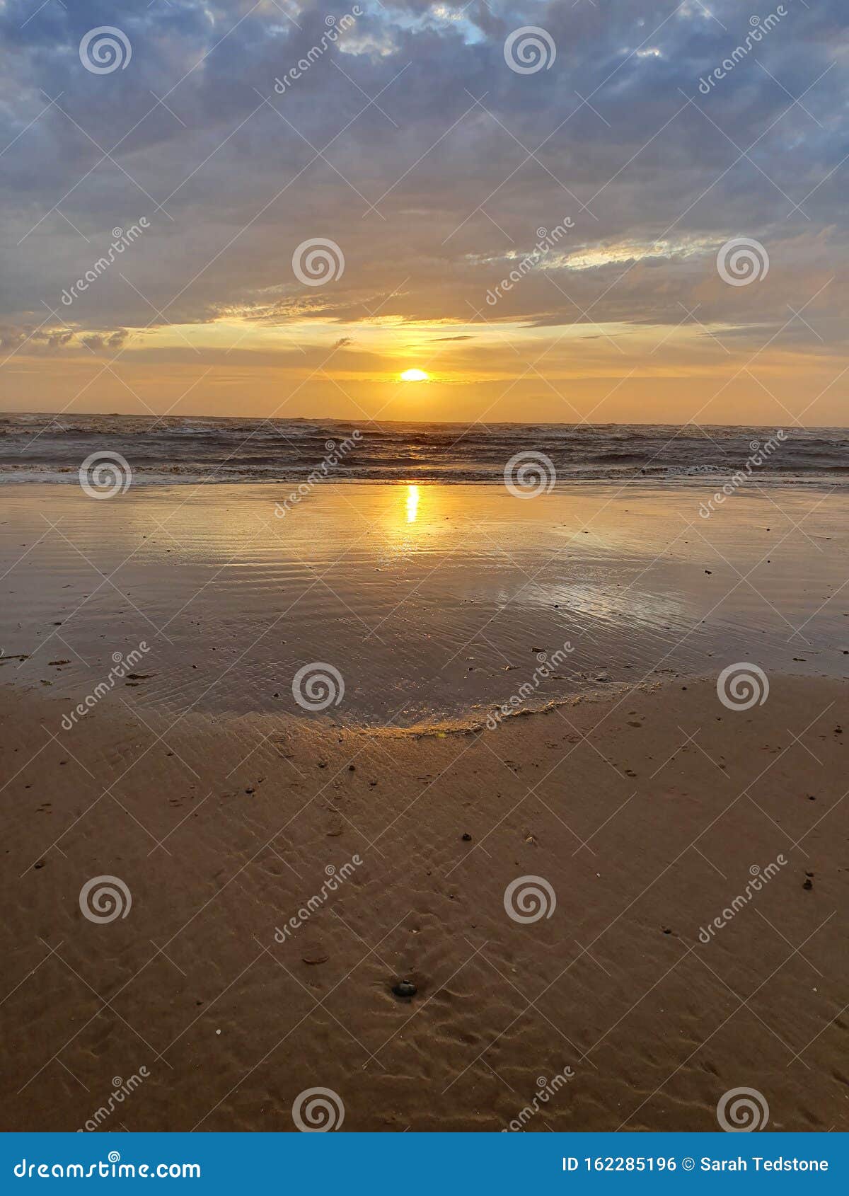 Blackpool Sunset stock photo. Image of scenery, blackpool - 162285196
