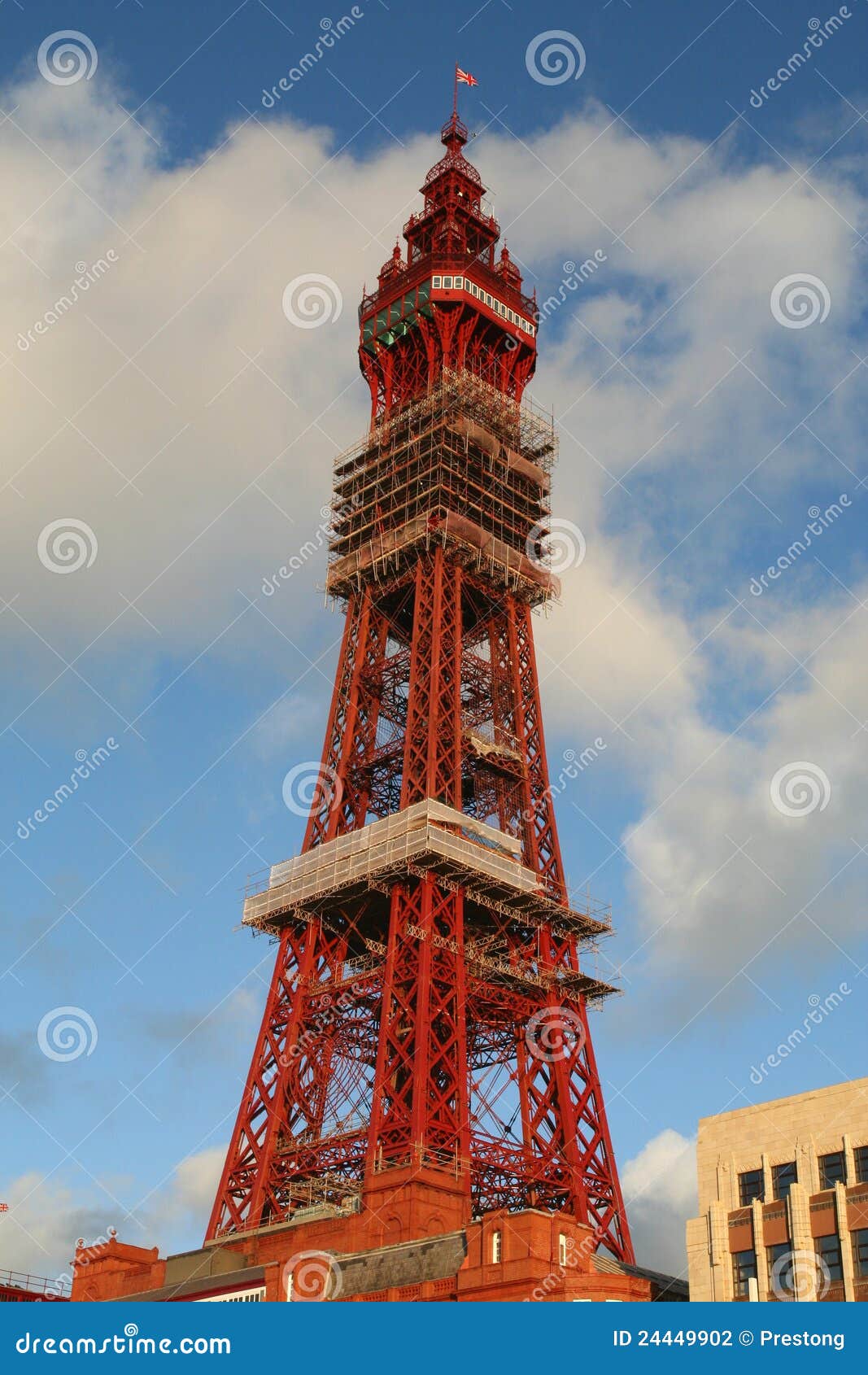 Blackpool Tower. stock photo. Image of landmark, historic - 24449902