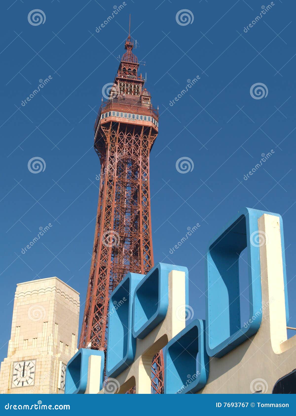 Blackpool Tower Royalty-Free Stock Image | CartoonDealer.com #36687316