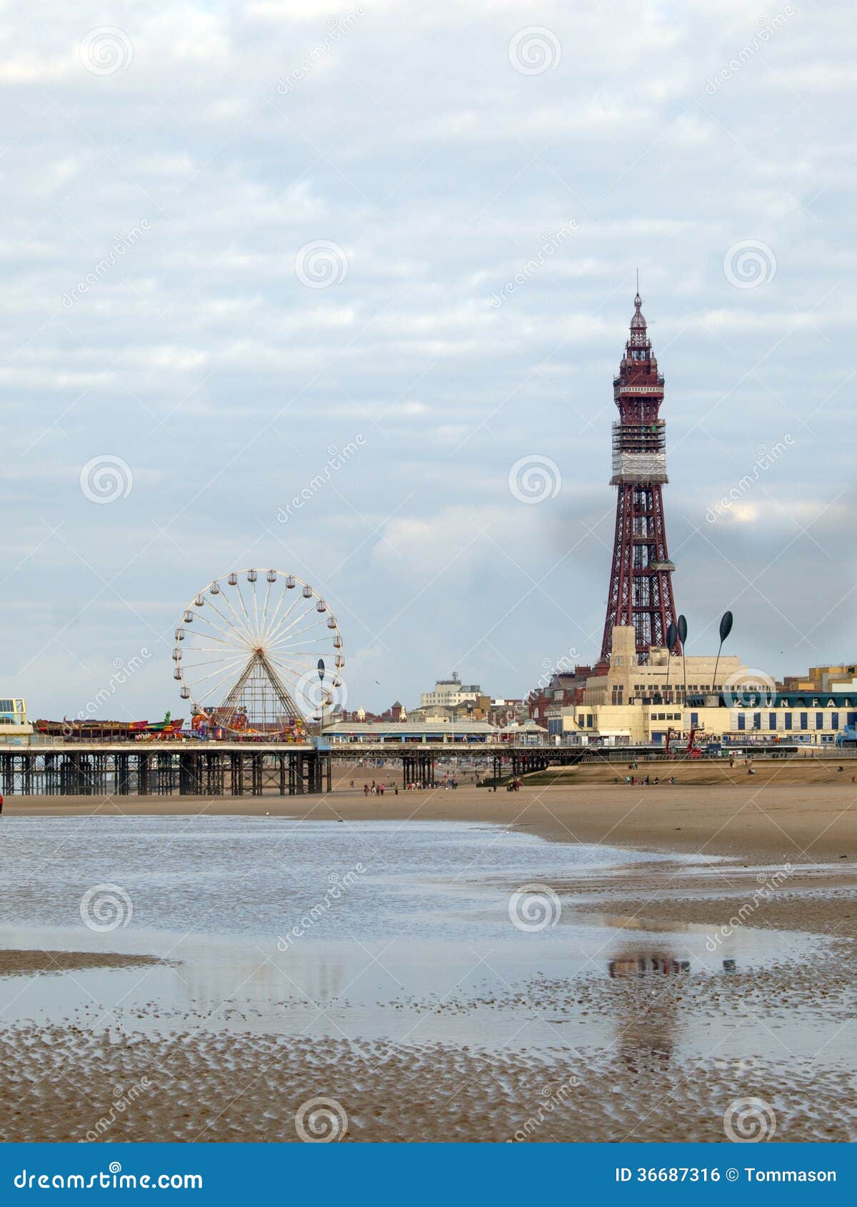 Blackpool Tower Royalty-Free Stock Image | CartoonDealer.com #36687316