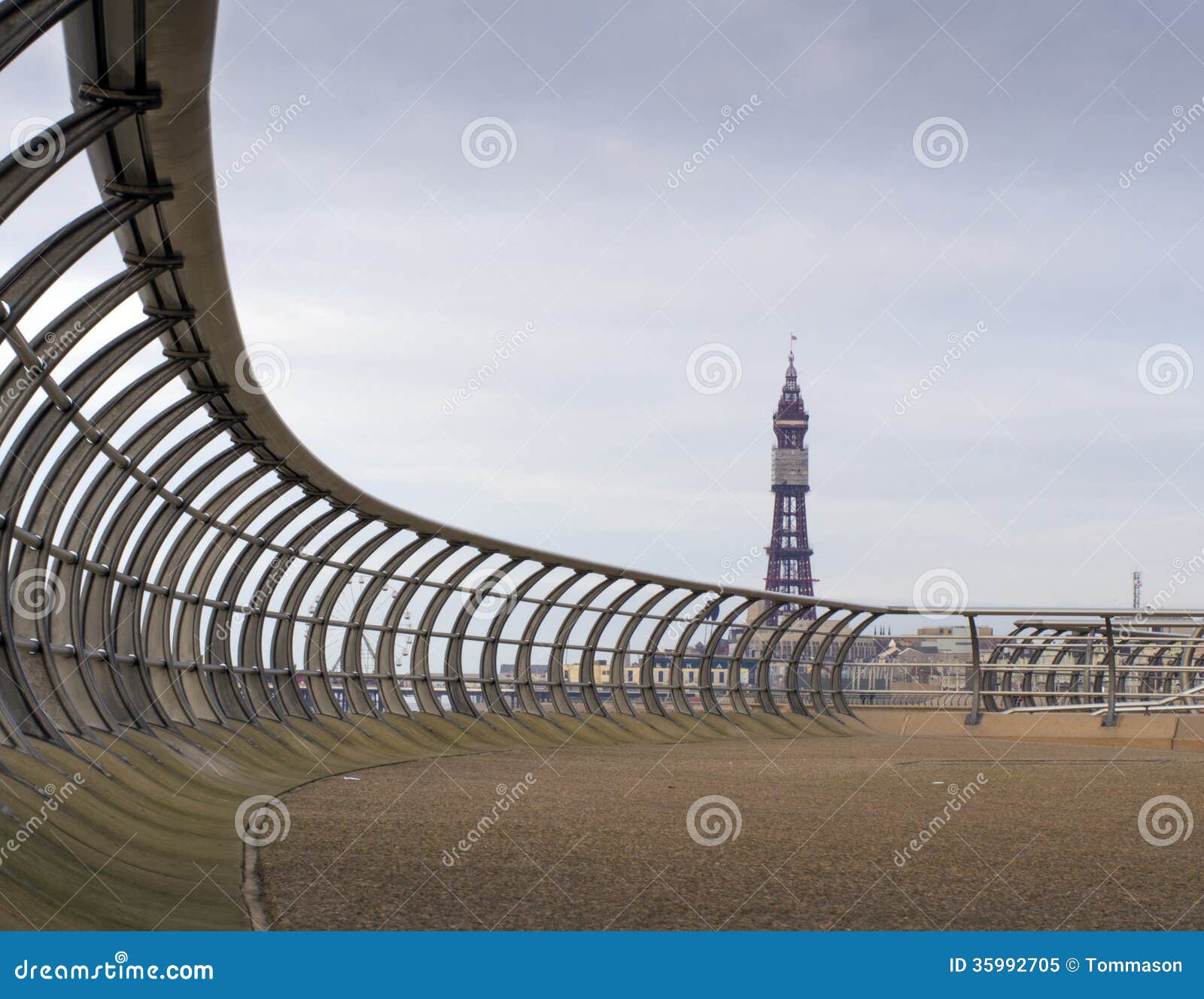 Blackpool Tower stock image. Image of girders, england - 35992705