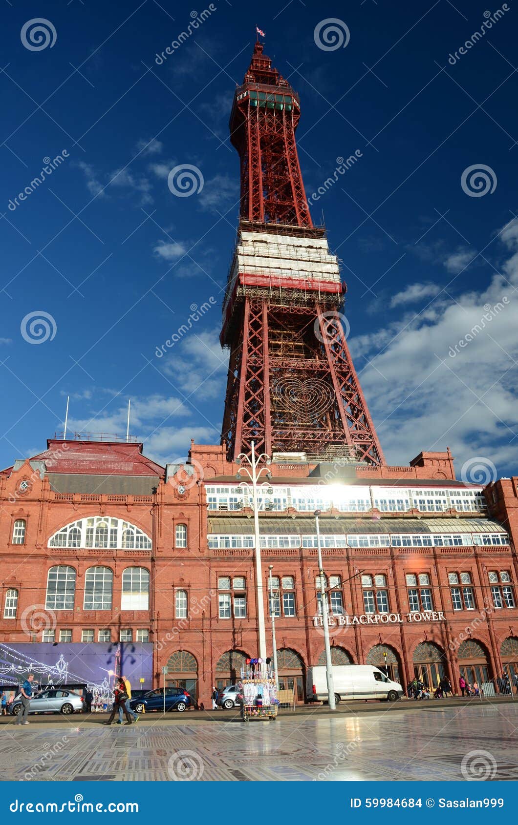 Blackpool Tower stock photo. Image of engineering, seaside - 59984684
