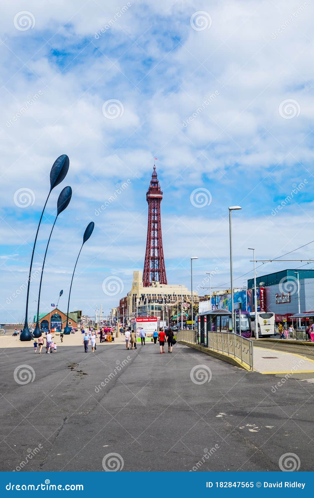 Blackpool UK July 18 2016 Blackpool Promenade and Tower Editorial Image ...