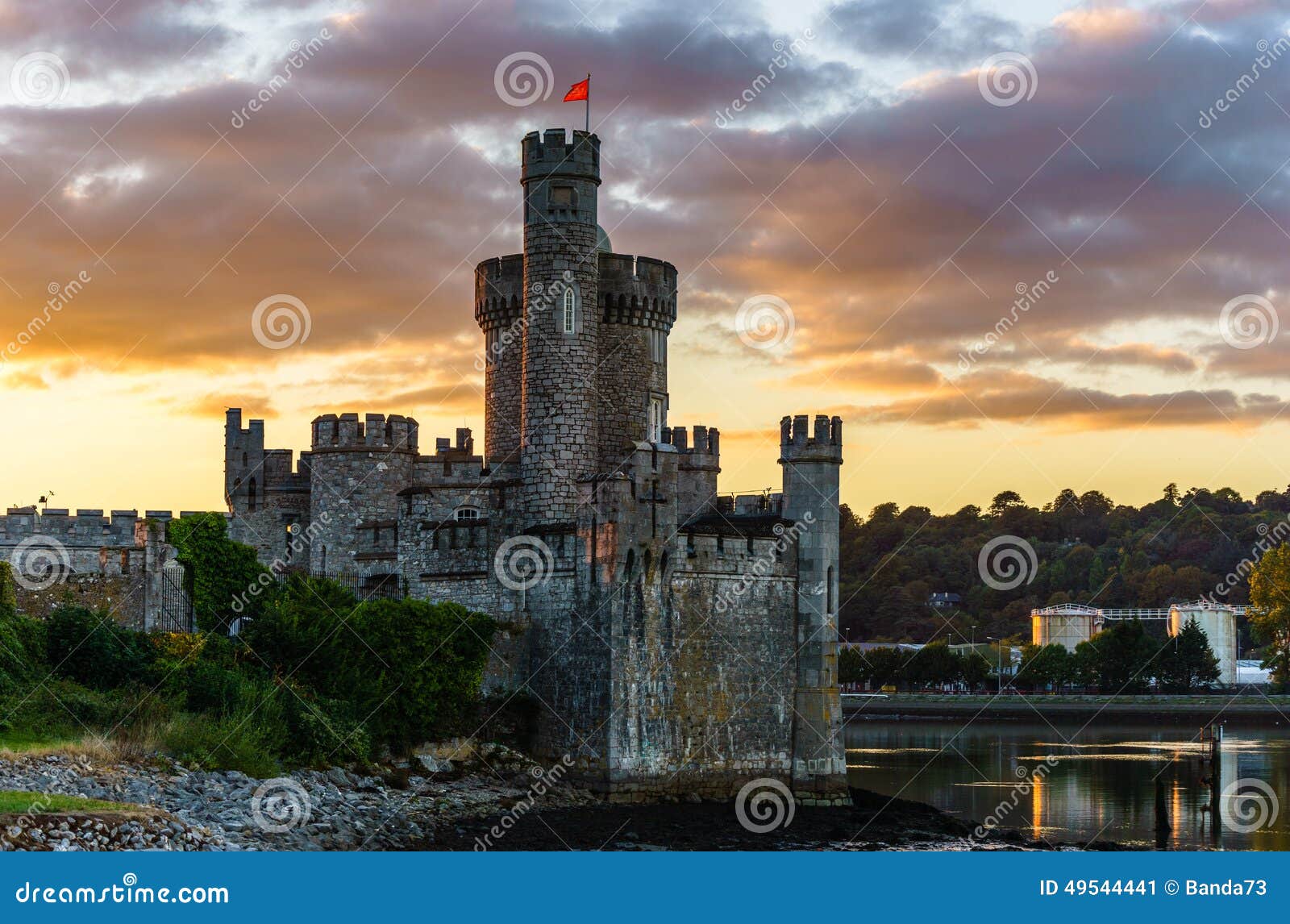 Blackrock Castle stock image. Image of walls, castle - 49544441