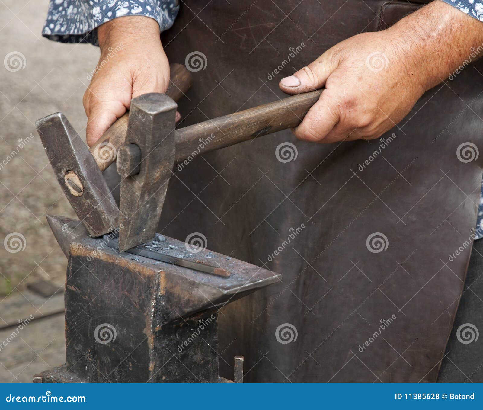 Blacksmith stock photo. Image of precision, move, smith - 11385628