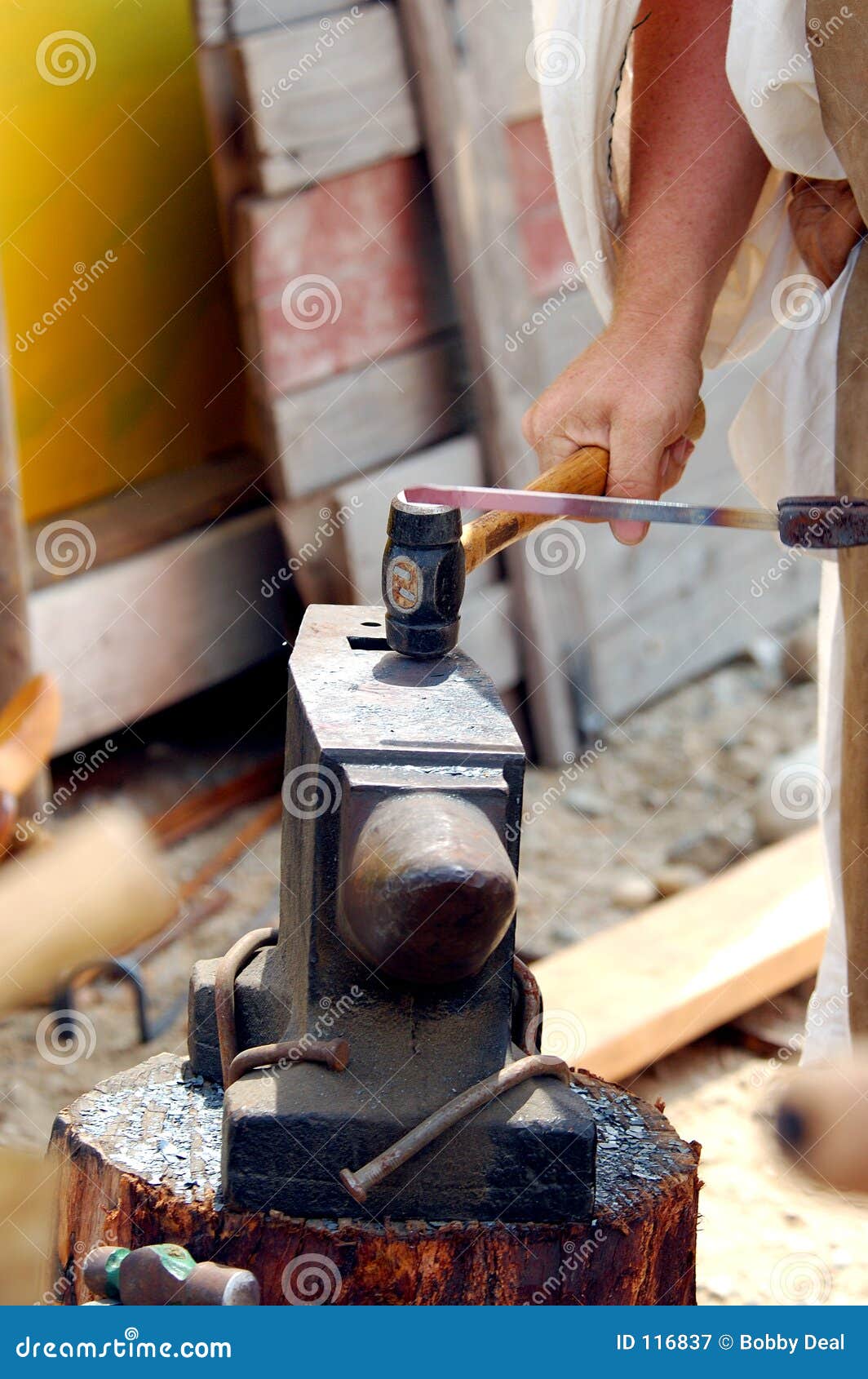 Blacksmith stock image. Image of craftsman, medieval, blacksmith - 116837