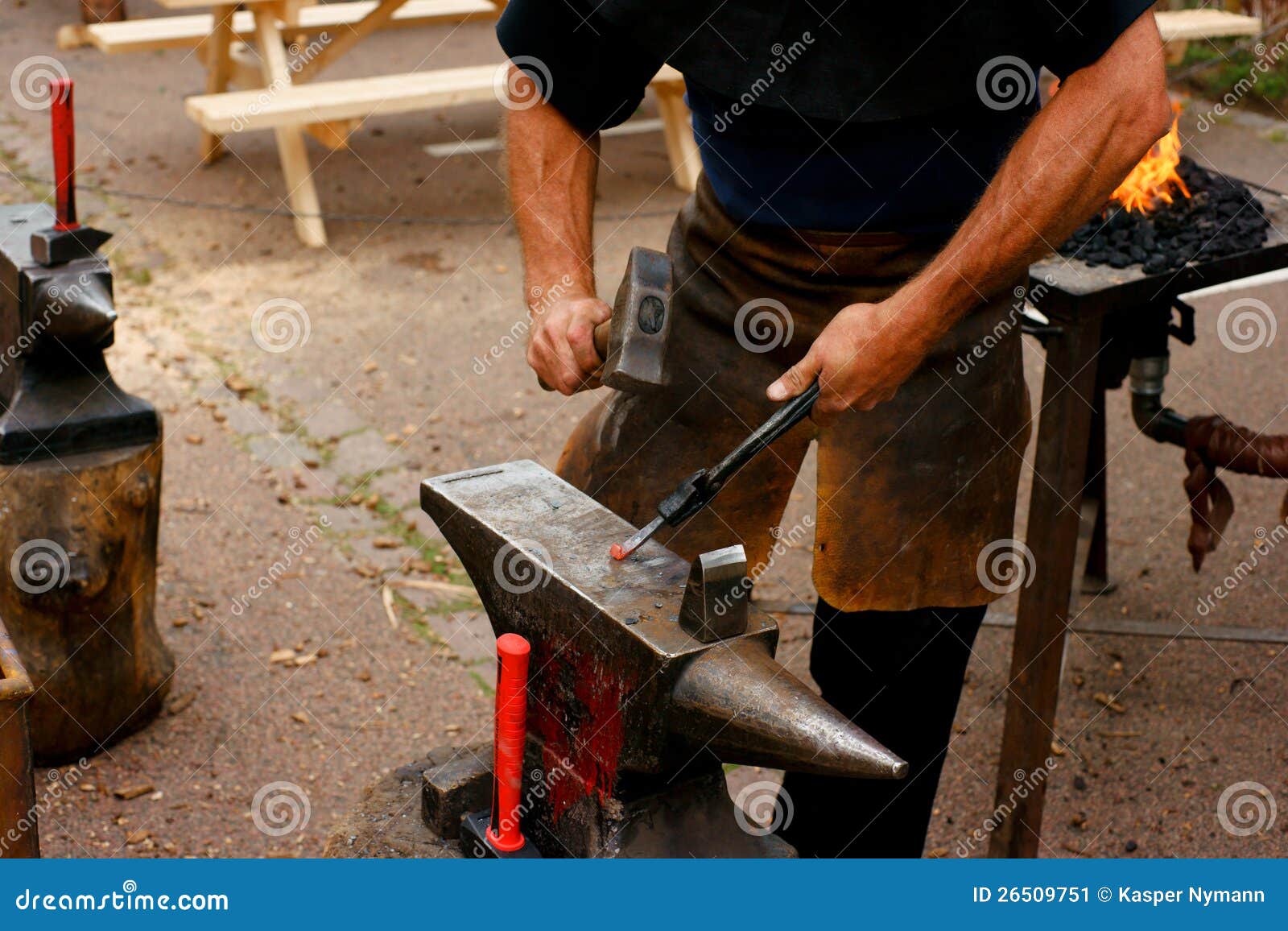Blacksmith stock image. Image of craft, hardware, male - 26509751