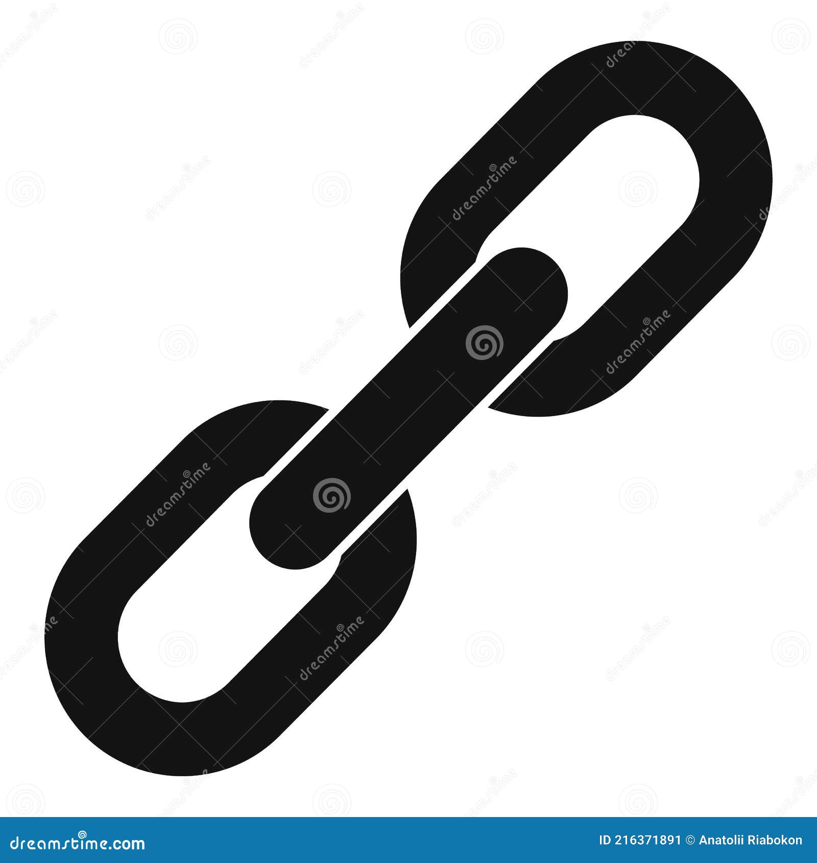 Blacksmith Chain Icon, Simple Style Stock Vector - Illustration of icon ...