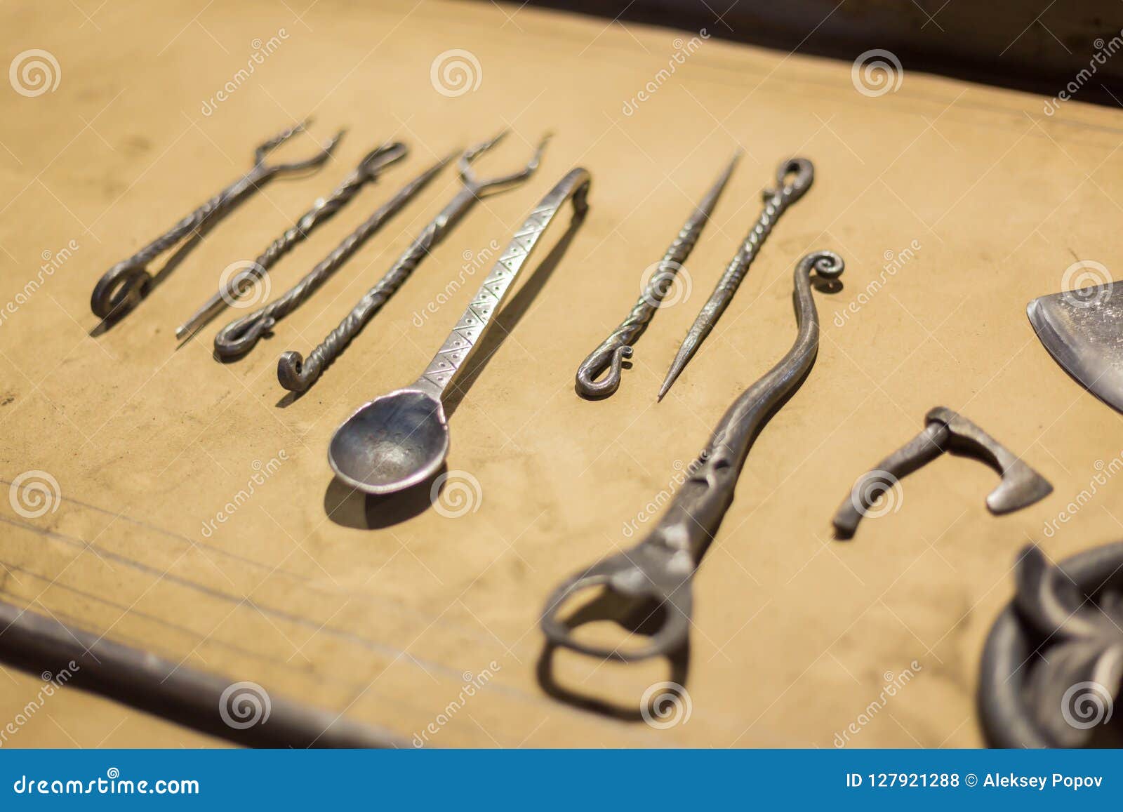 Blacksmith Decorative Elements Stock Photo - Image of artisan, medieval ...