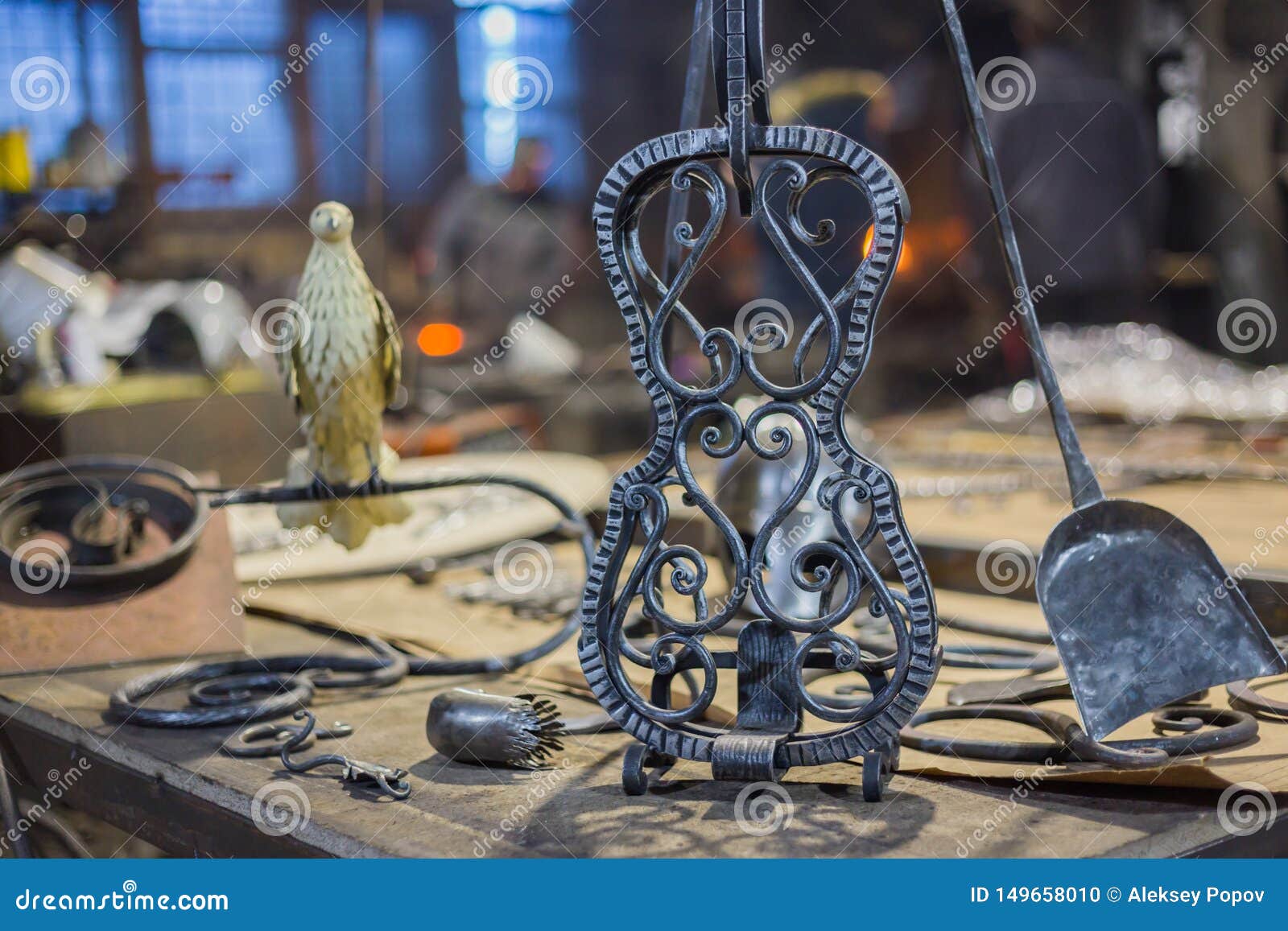 Blacksmith Decorative Elements Stock Photo - Image of hobby, artwork ...