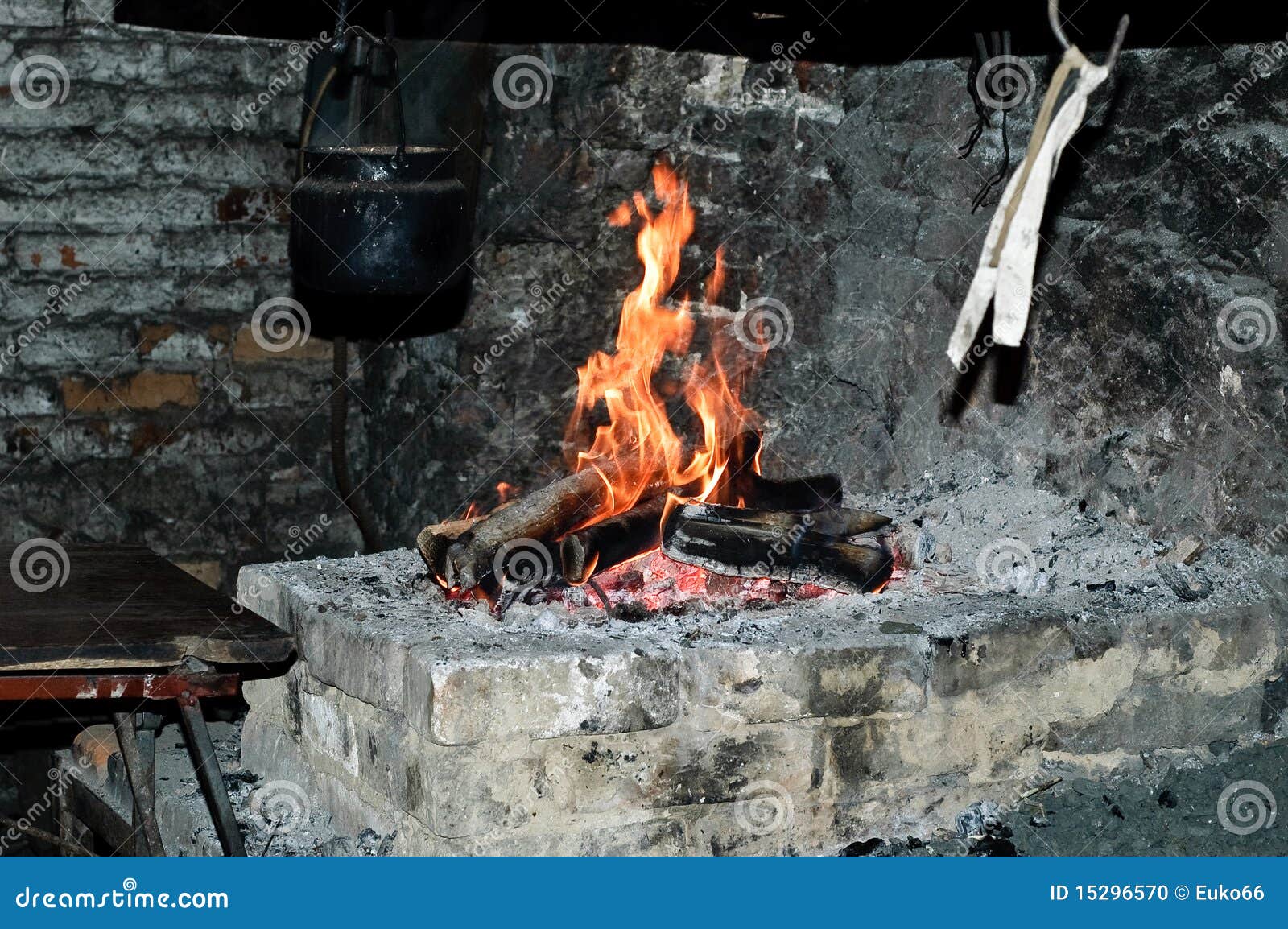 Blacksmith fire stock photo. Image of smith, fire, repairing - 15296570
