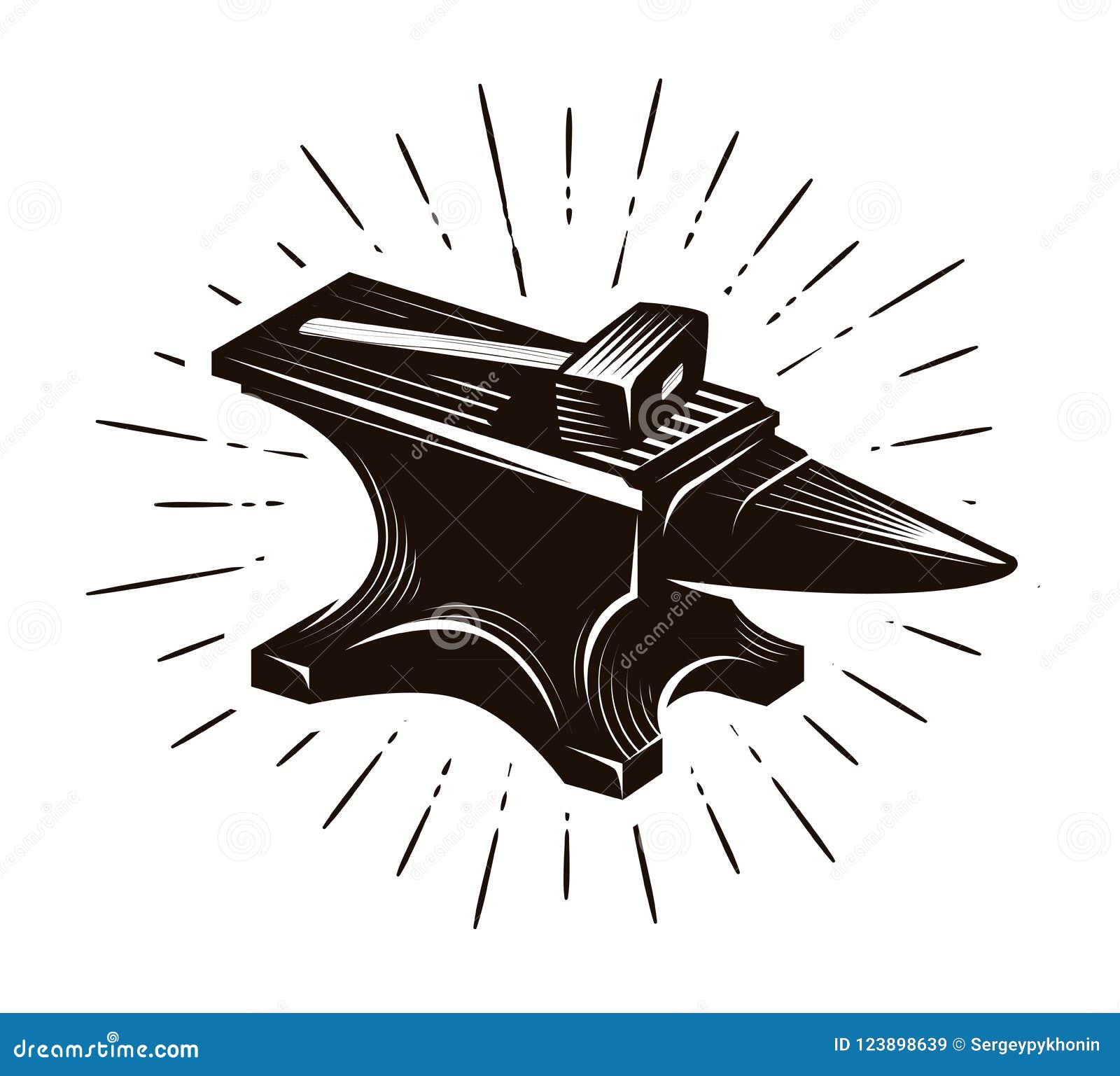 Blacksmith, Forge. Anvil and Hammer, Vector Illustration Stock Vector ... Blacksmith, Forge. Anvil and Hammer, Vector Illustration Stock Vector ...