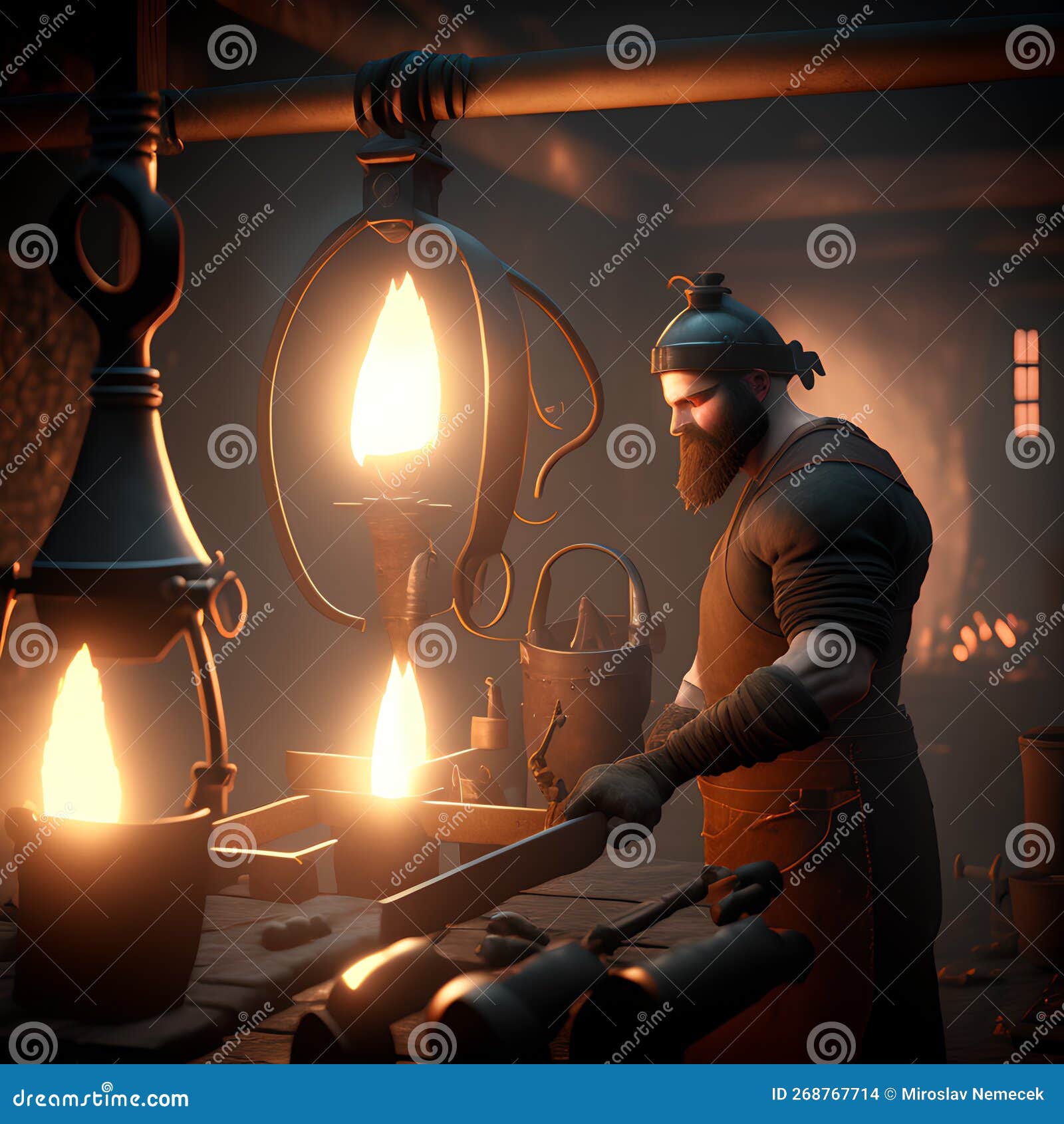 Fantasy Blacksmith Forge