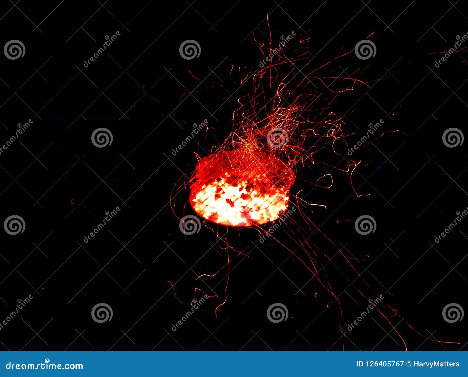 Blacksmith Forge, Fire Particles Flying Around Stock Image - Image of ...