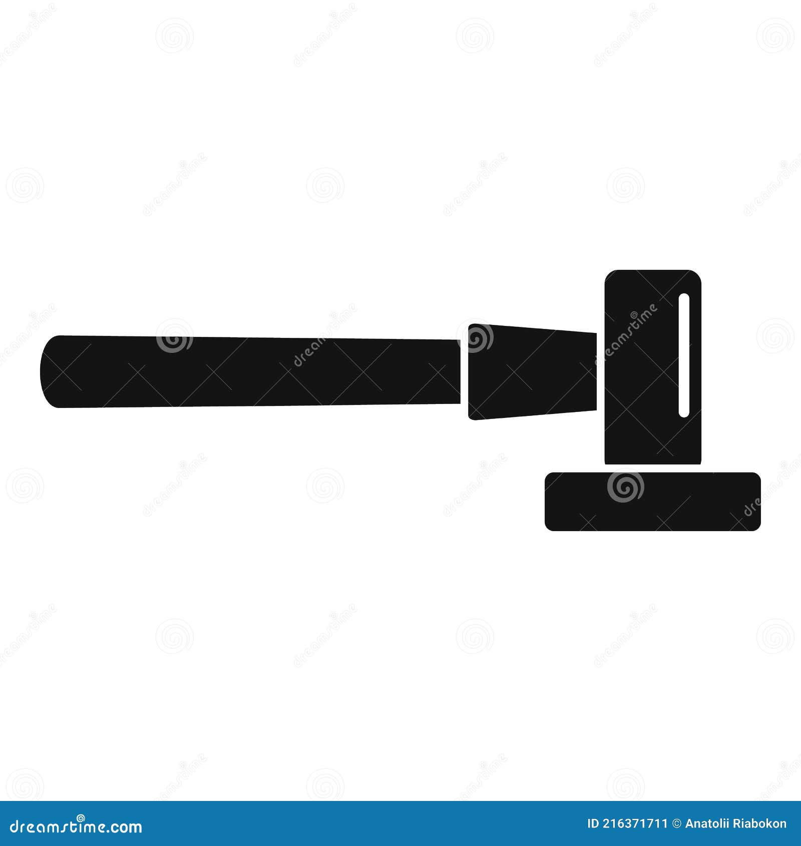 Blacksmith Hammer Icon, Simple Style Stock Vector - Illustration of ...