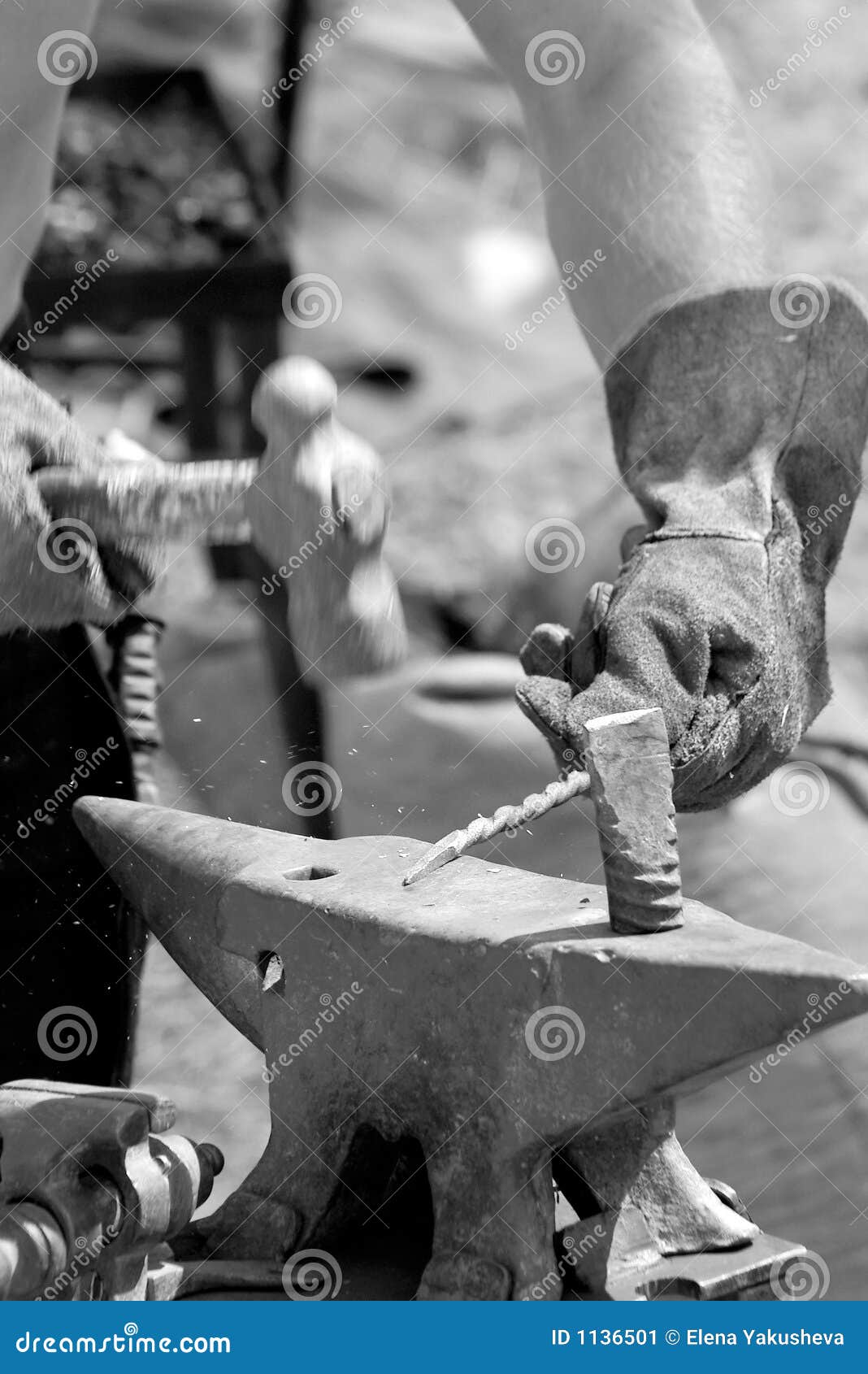 Blacksmith hands stock image. Image of blacksmith, flames - 1136501