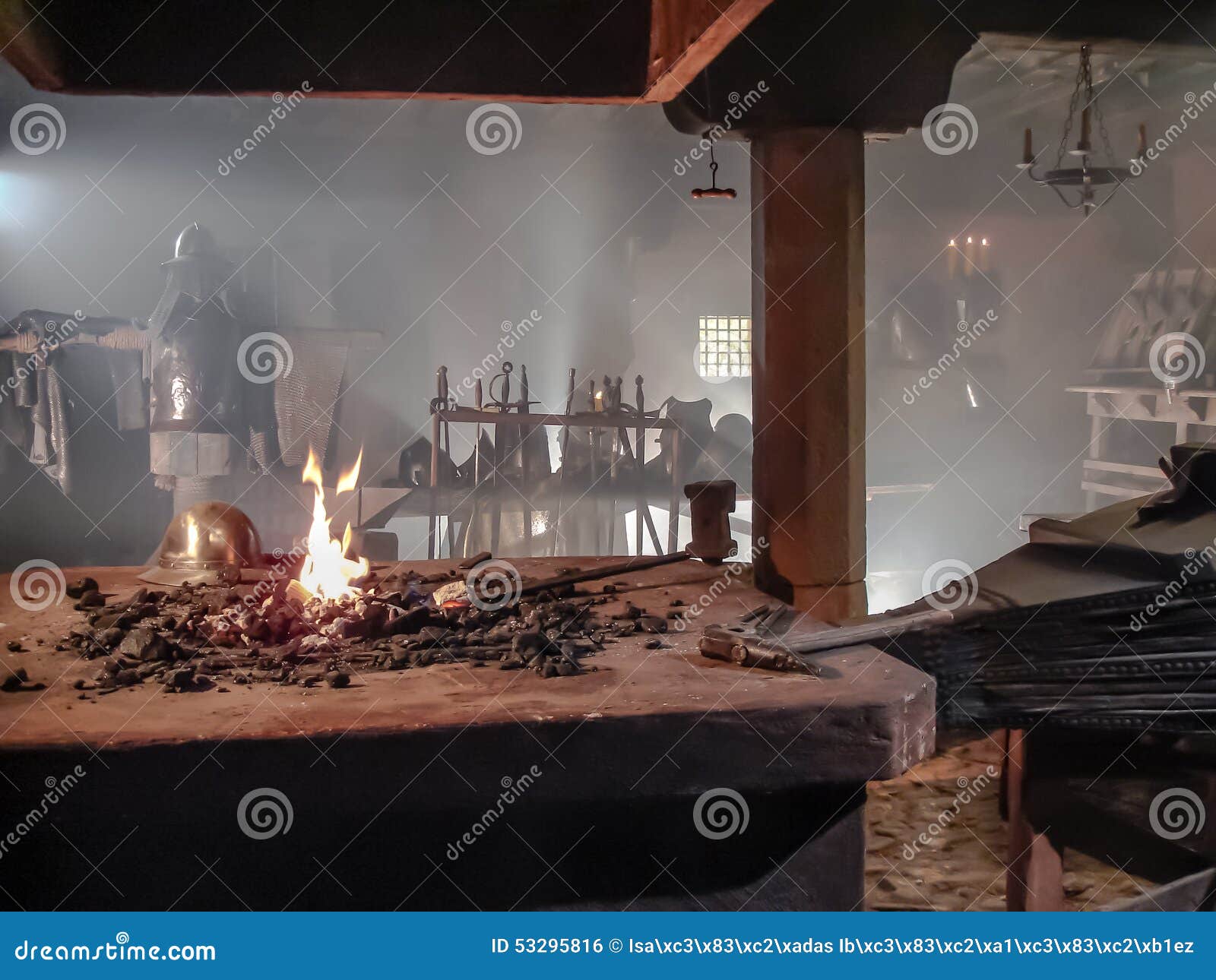 Blacksmith stock photo. Image of heavy, army, handwork - 53295816