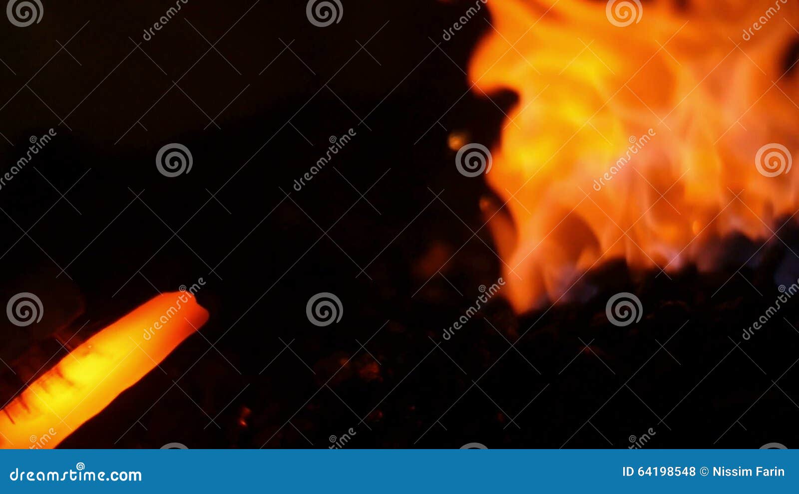 A Blacksmith Making a Sword in His Forge Stock Footage - Video of hell ...