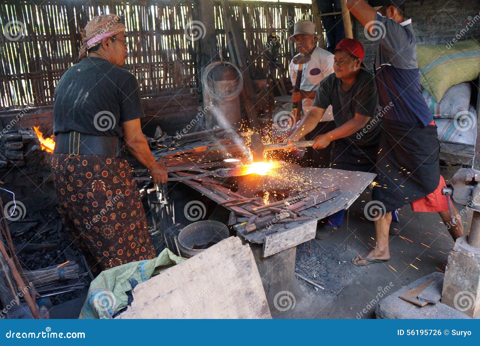 Blacksmith editorial photo. Image of recreation, people - 56195726