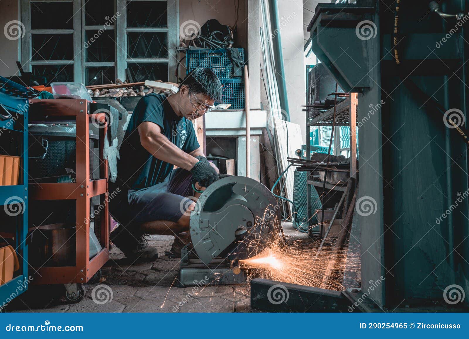 Blacksmith stock image. Image of blacksmith, fire, metal - 290254965