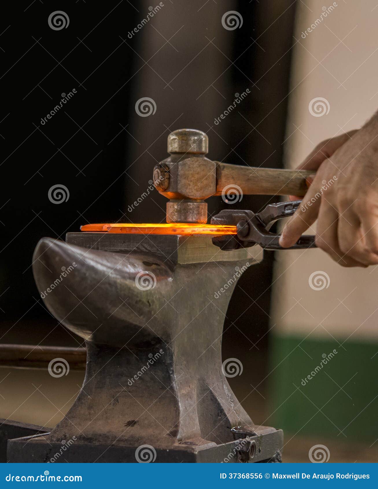 Blacksmith stock photo. Image of historical, anvil, bright - 37368556